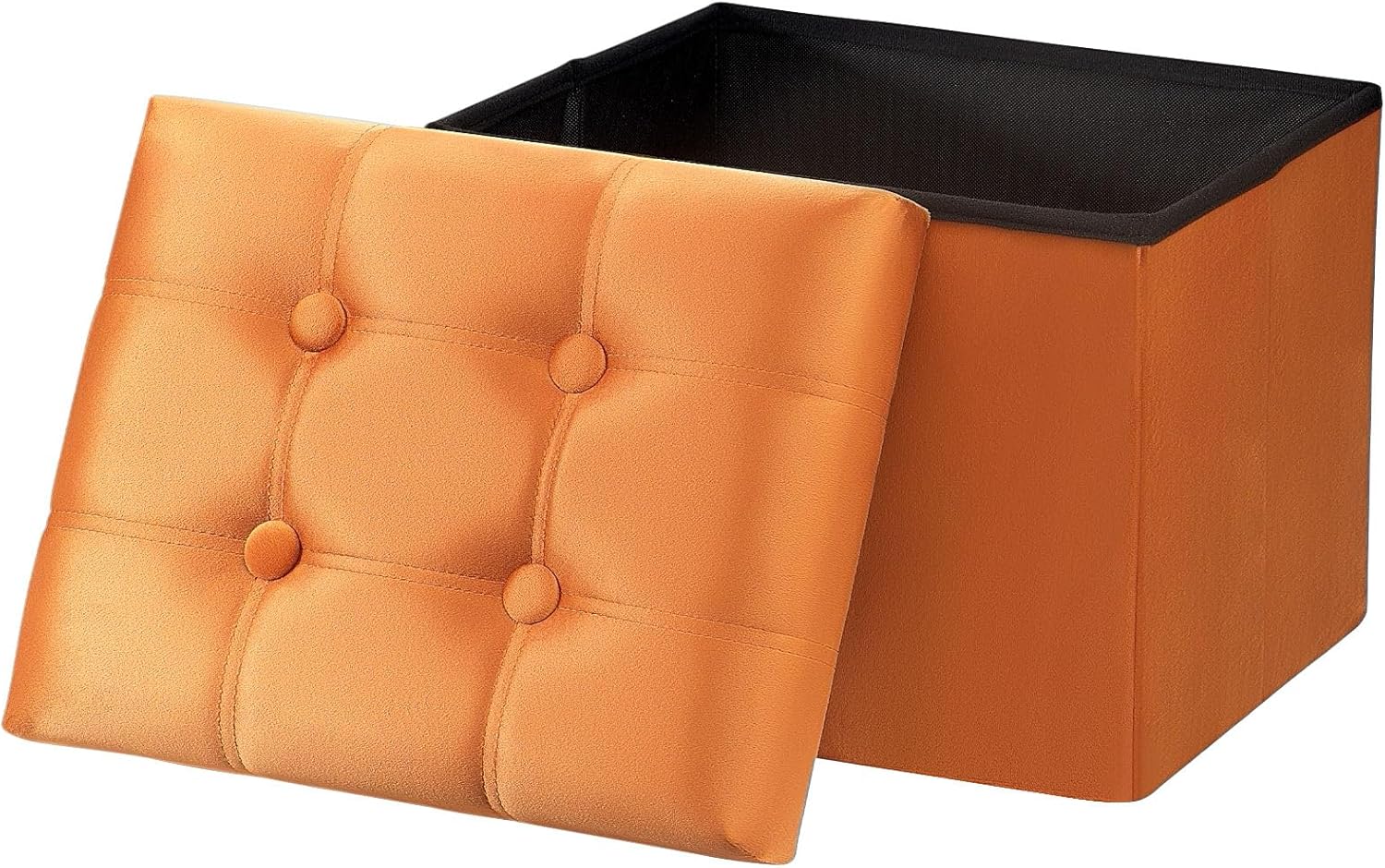 Amazon.com: AmasSmile Storage Ottoman Foot Rest Stool, 17 inch Velvet ...