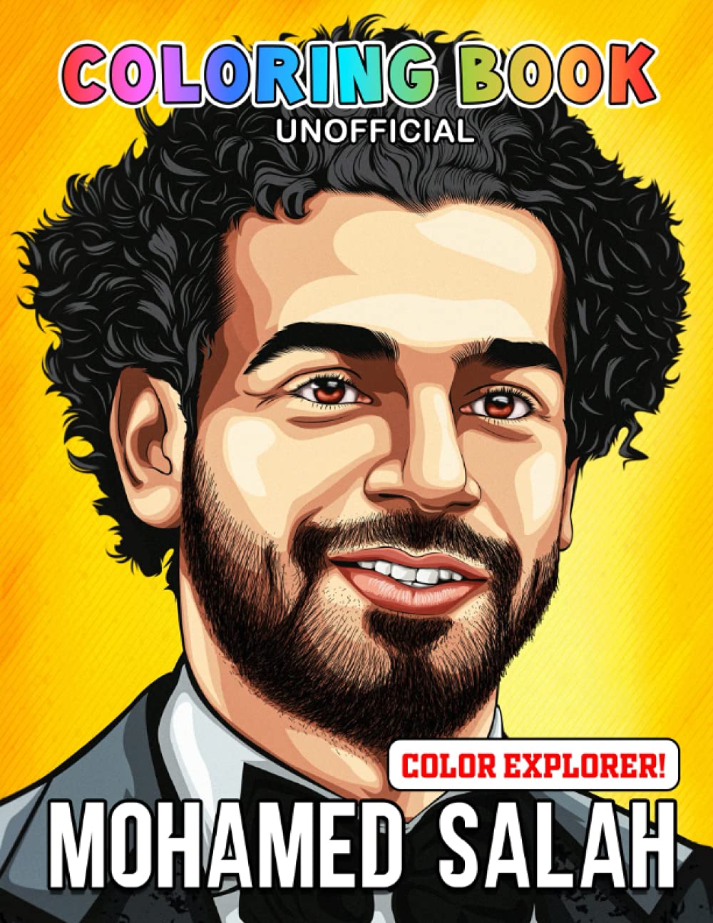 Color Explorer Mohamed Salah Coloring Book One Of The Best | Desertcart ...