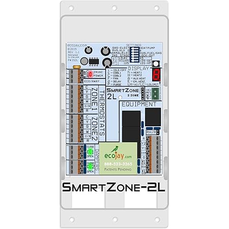 Amazon.com : SmartZone-2L: 2 Zone Controller KIT w/ Temperature Sensor ...