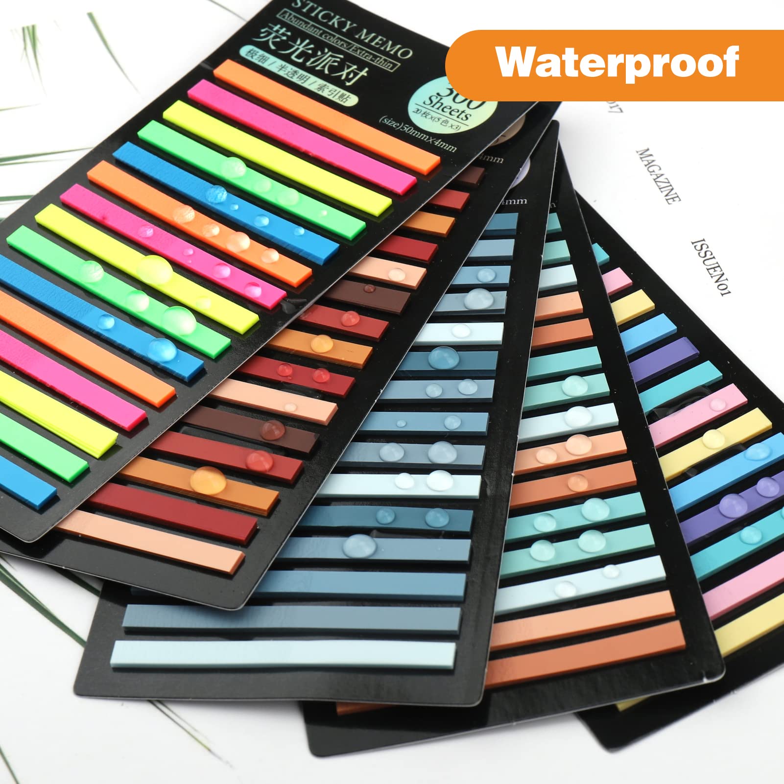 Snapklik.com : 3000Pcs Highlighter Tape, Transparent Sticky Page ...