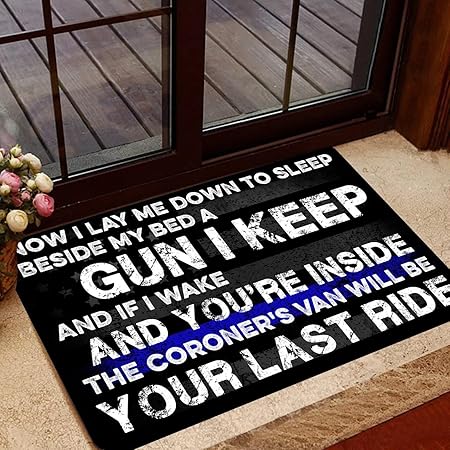 Amazon.com: Personalized Veteran Door Mat with Your Name - Custom I Am ...