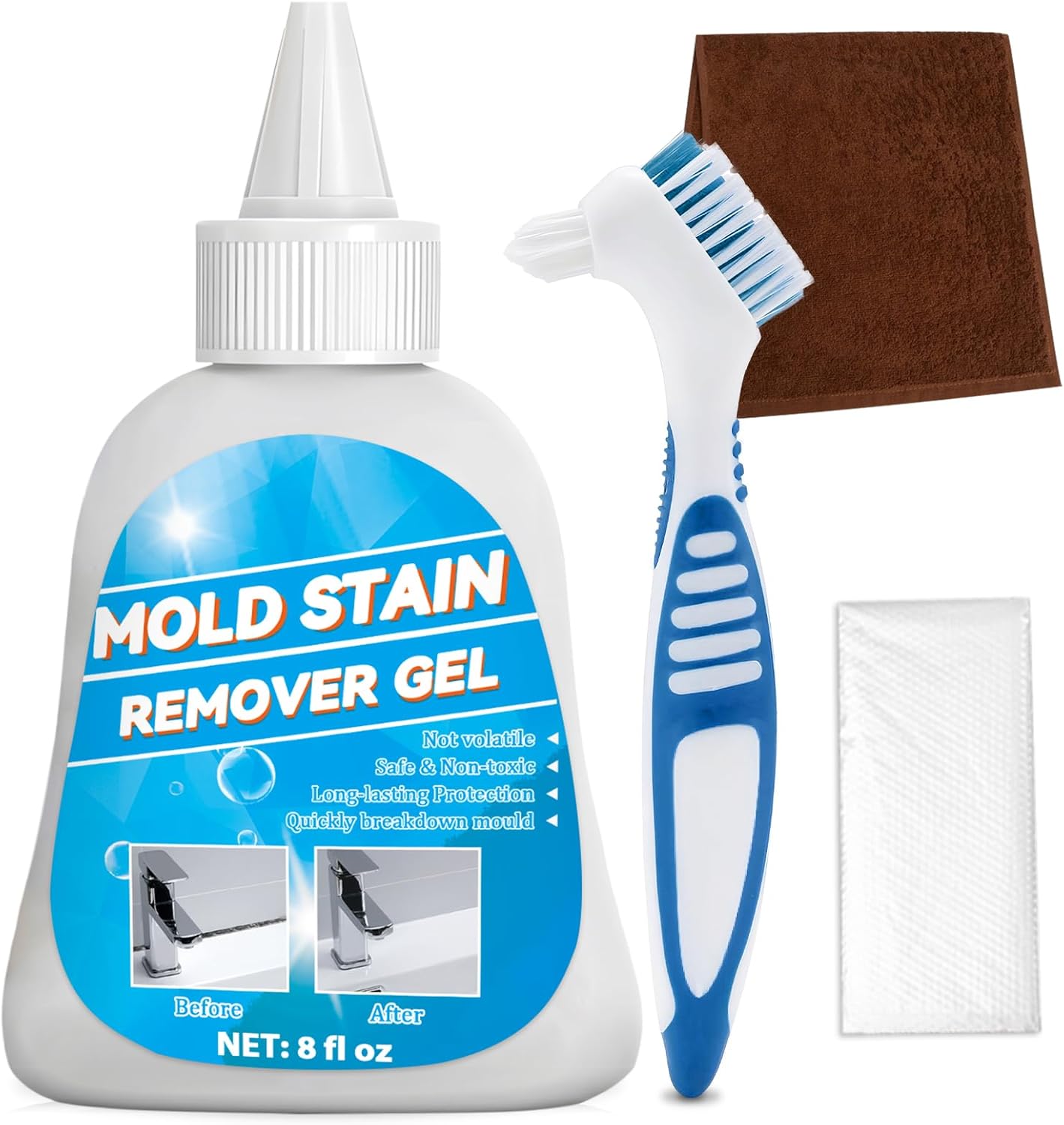 Mould Stain Remover Gel, Heavy Duty Mould Remover Gel, Home Stain ...