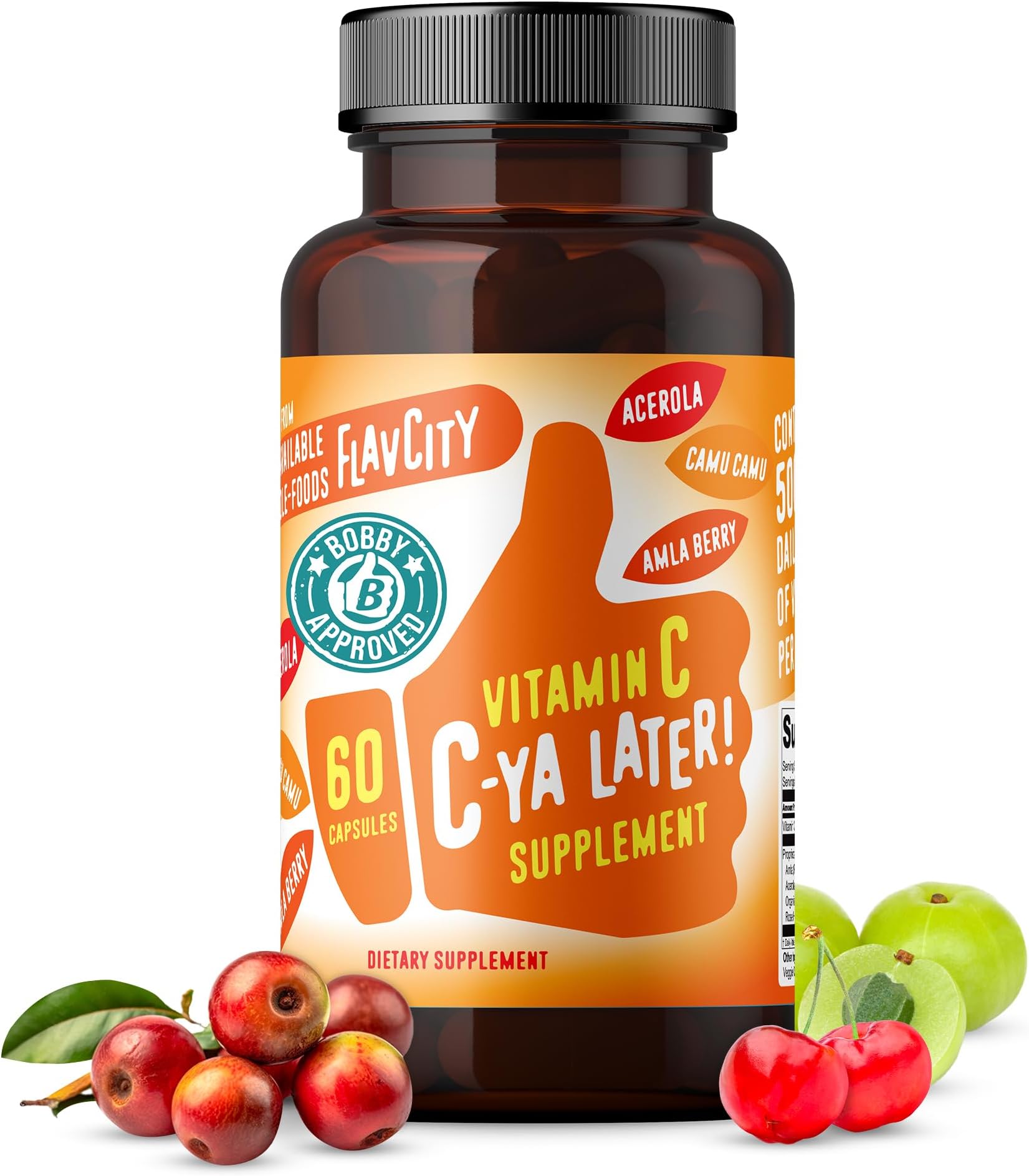 Amazon.com: HEALTHFORCE SUPERFOODS Truly Natural Vitamin C - Immune ...