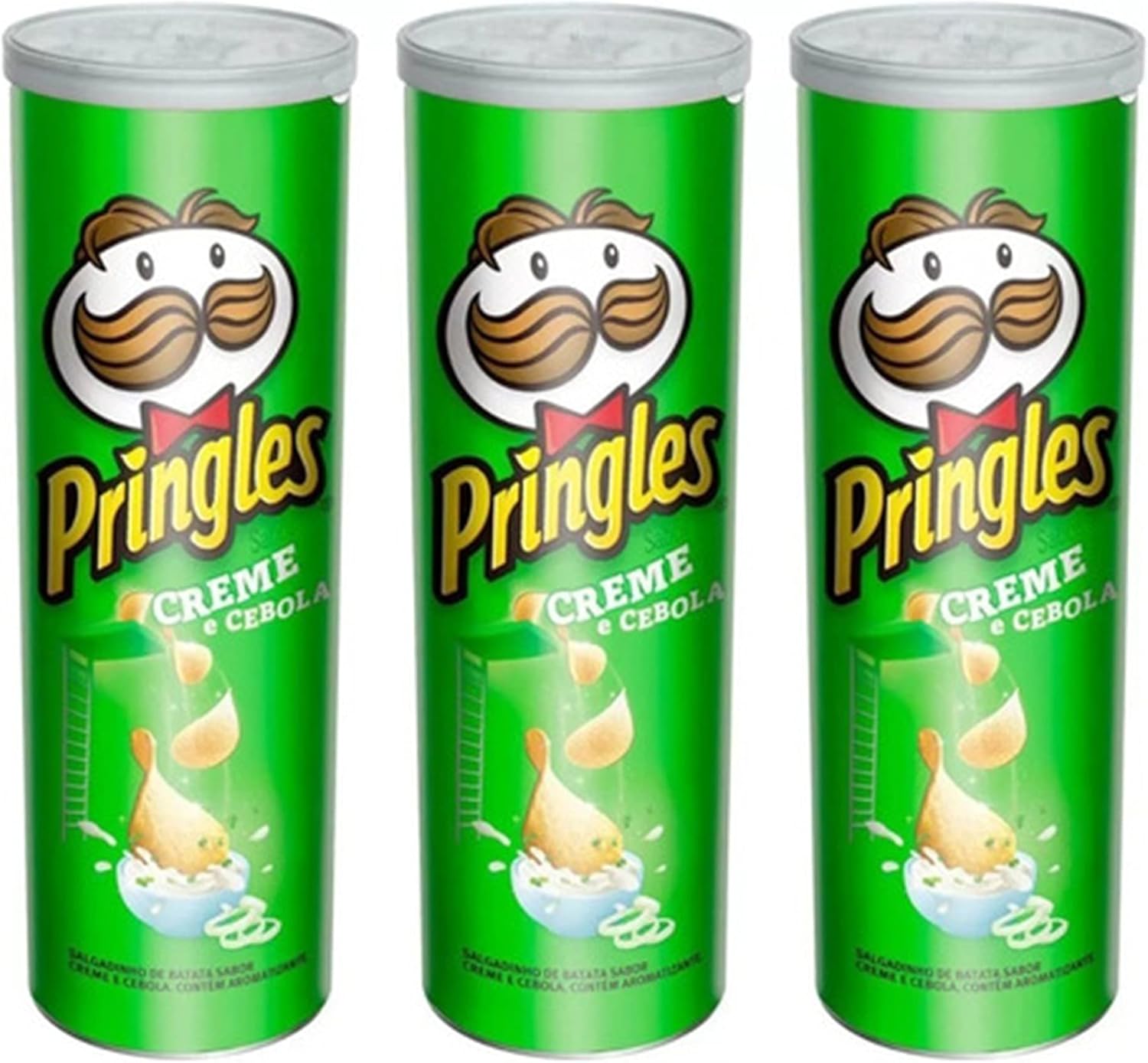 Batata Pringles Creme E Cebola 109g - Kit Com 3 Unidades | Amazon.com.br