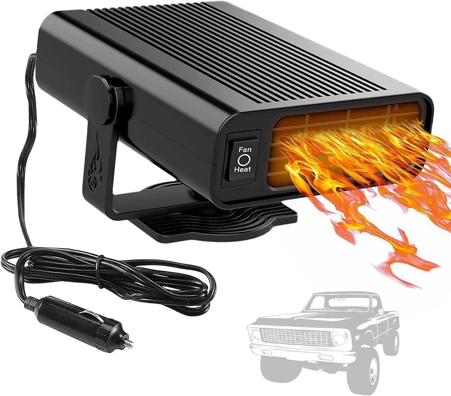 Amazon.com: Portable Car Heater, Car Heater That Plugs into Cigarette ...