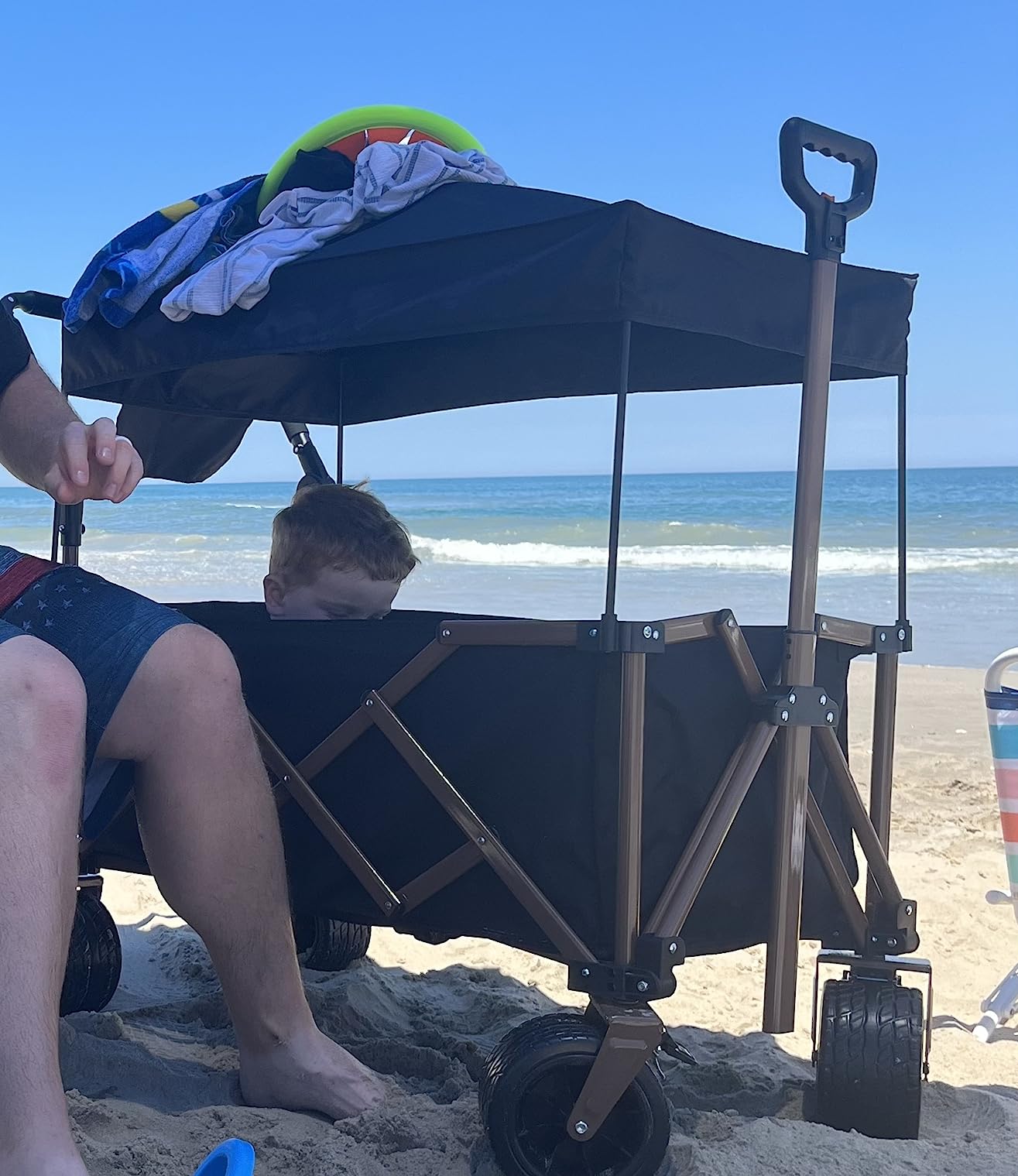 $10/mo - Finance Strolking Collapsible Folding Wagon, Beach Wagon with ...