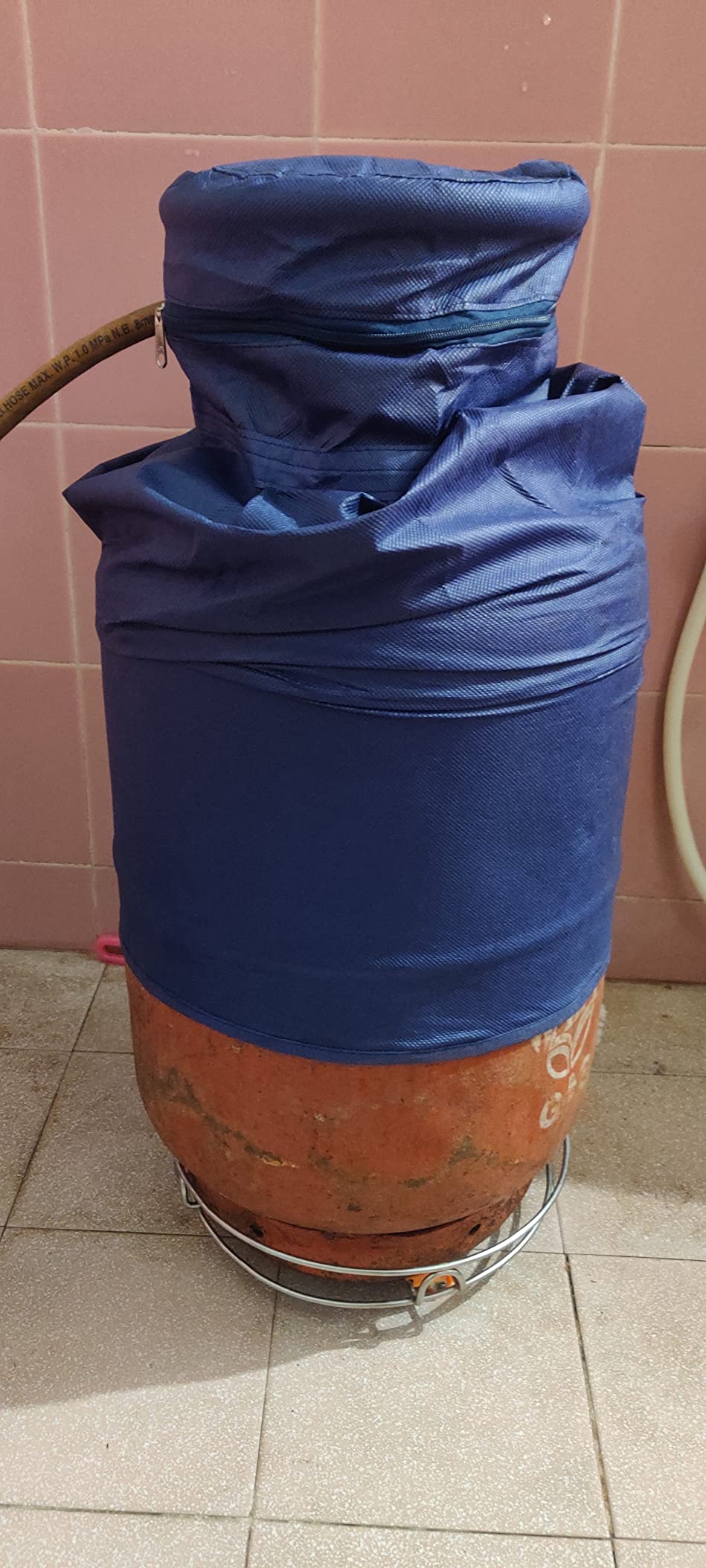 PrettyKrafts Dustproof Printed LPG Gas Cylinder Cover| Full Size With ...