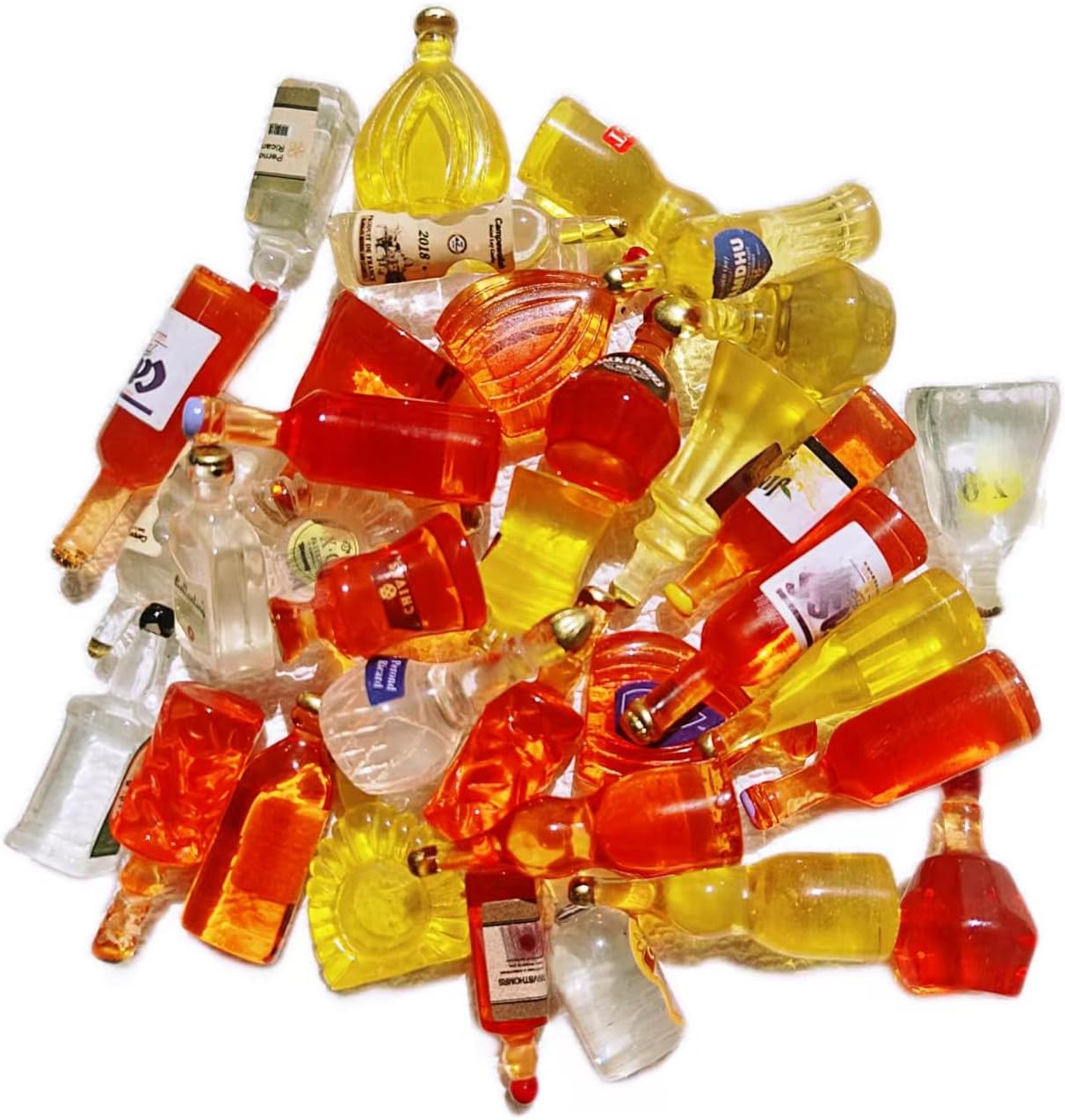 Amazon.com: Miniature Resin Bottles Collection, 20 Piece Mixed Style ...