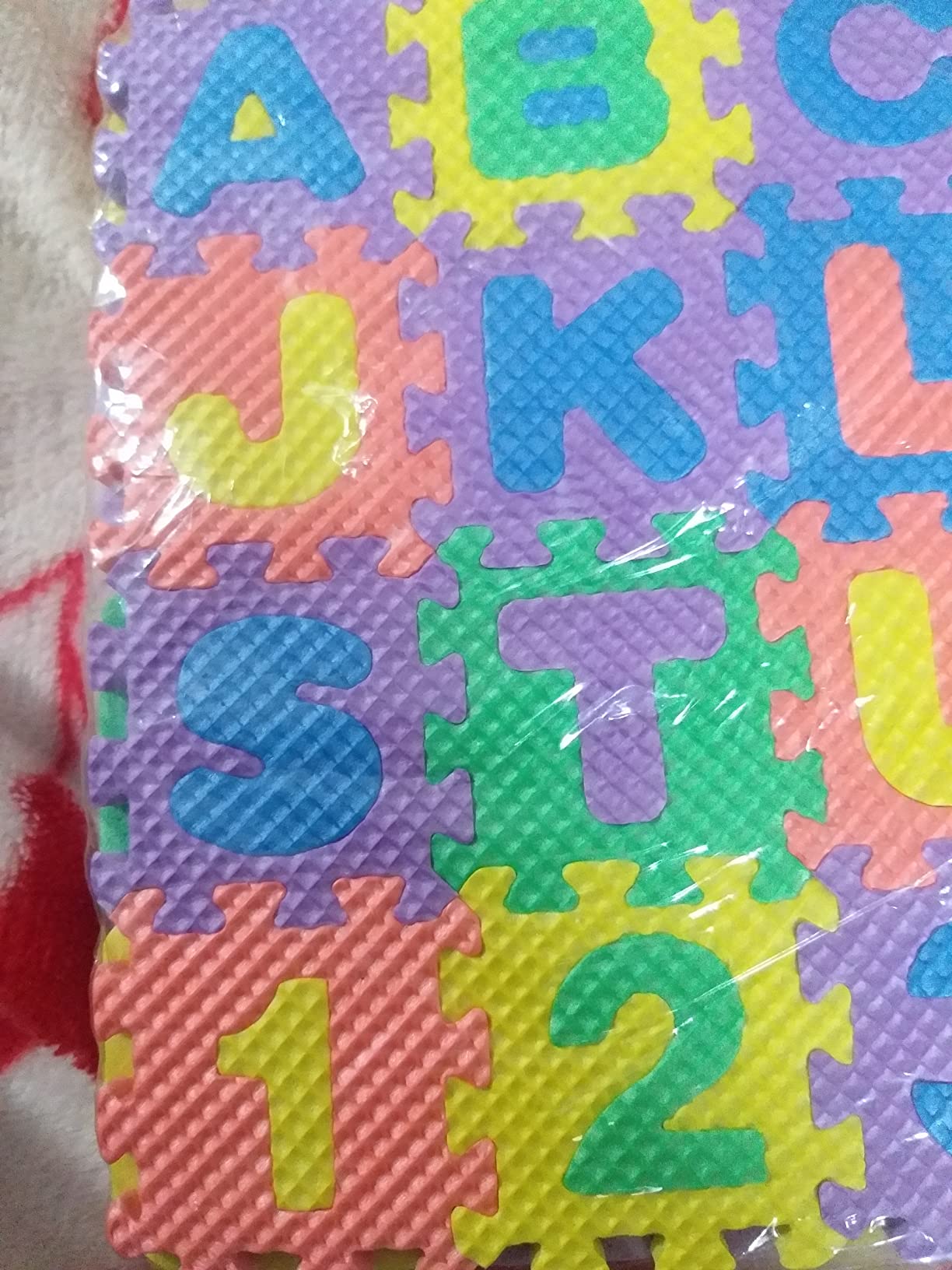 Buy PADAR 36 Pieces Mini ABCD Puzzle Foam Mat for Kids Interlocking ...