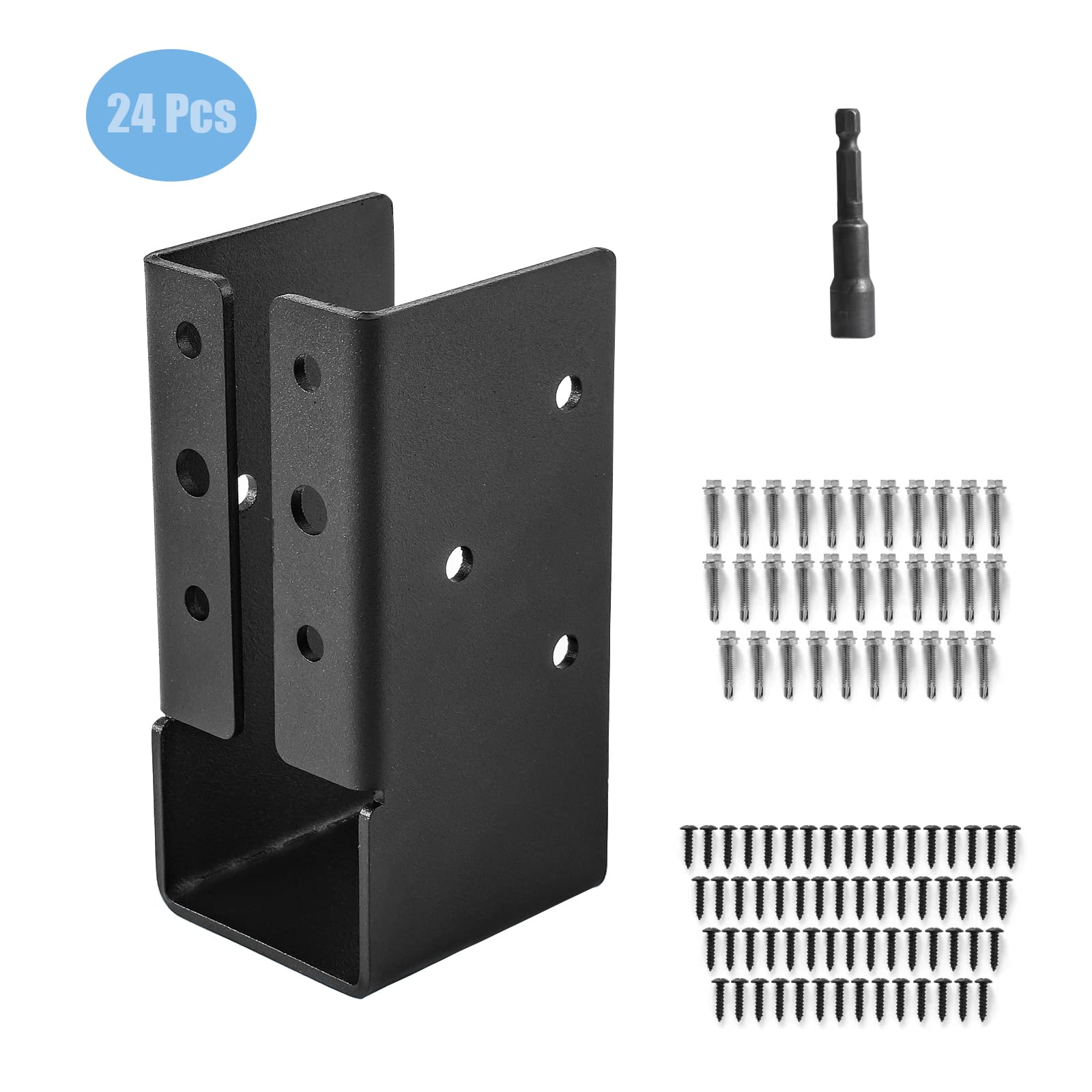 Snapklik.com : Concealed Joist Hangers, 24 Pcs Of 2x4 Outdoor Trim ...