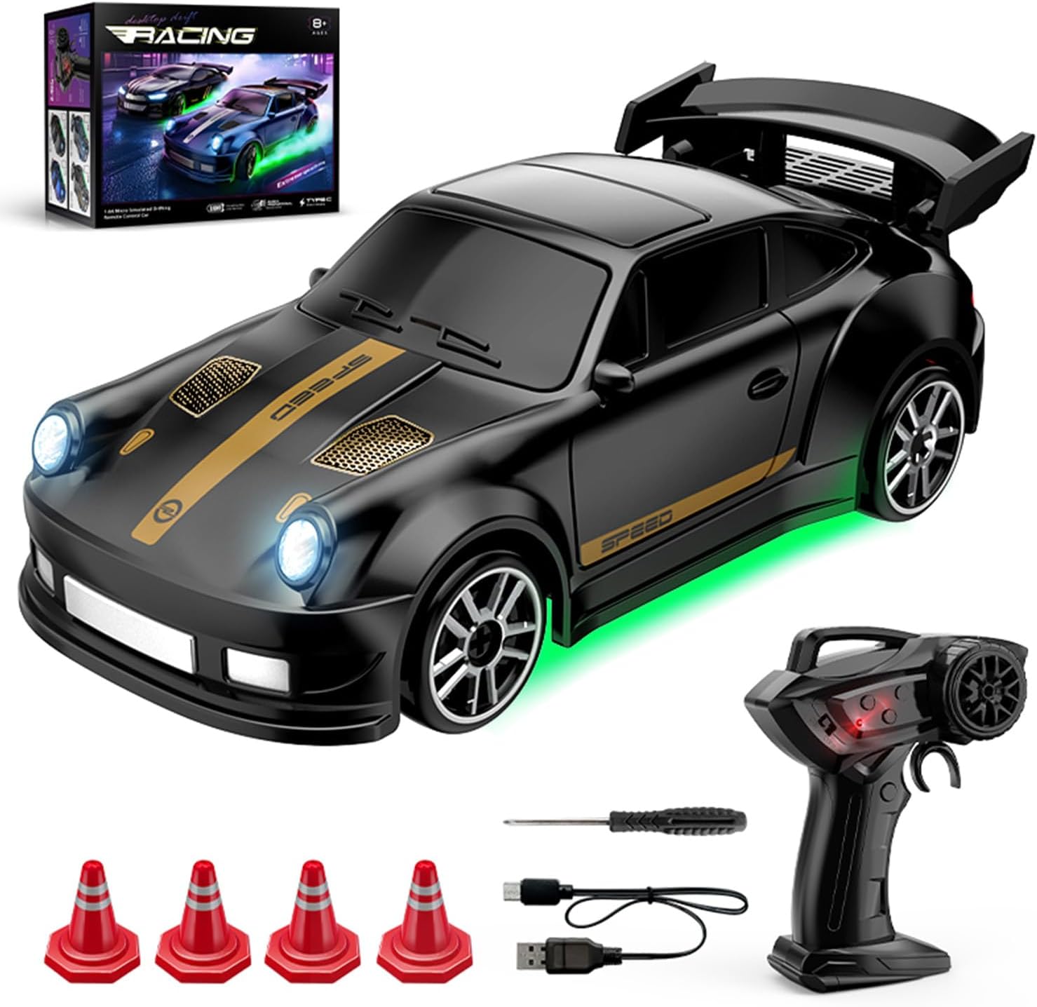 Amazon.com: Skidboiz Mini Remote Control Car, Skidboiz Mini rc, 2.4GHz ...