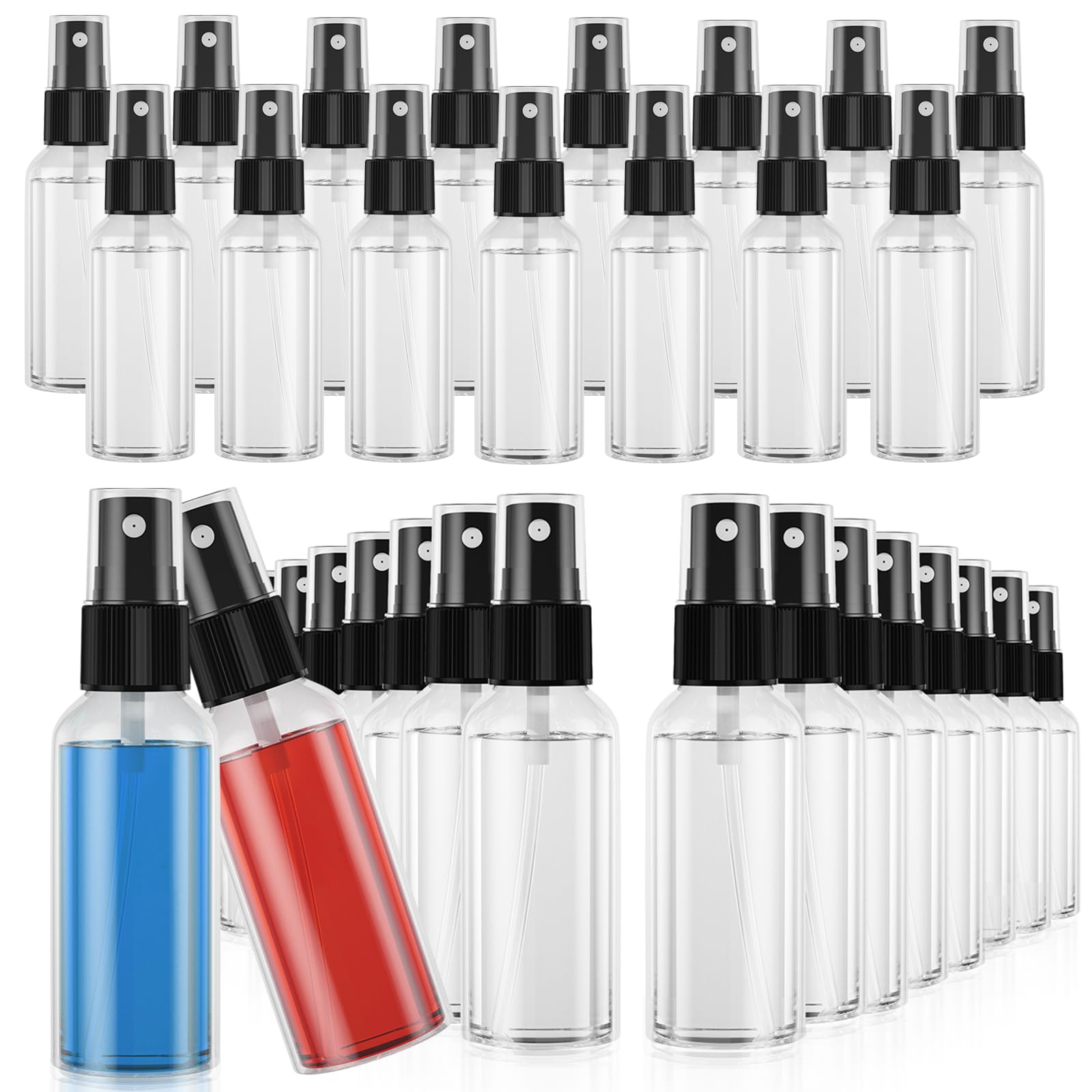 Amazon.com: EPHECH 50PCS Small Spray Bottle, 3.4oz/100ml Travel Spray ...