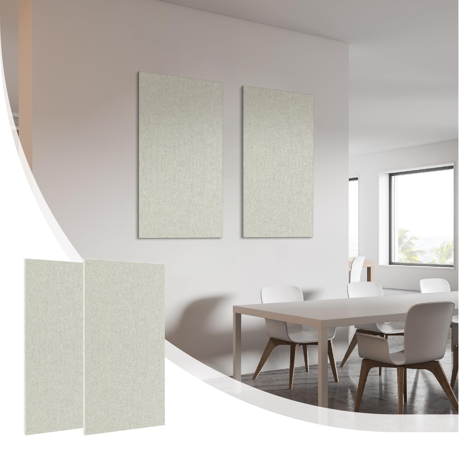 Amazon.com: Olanglab Acoustic Panels 2 Pack, 48''x24'' Large Sound ...