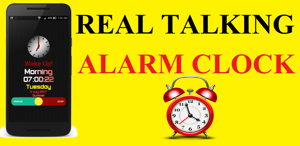 Real Talking Alarm Clock:Amazon.com:Appstore for Android