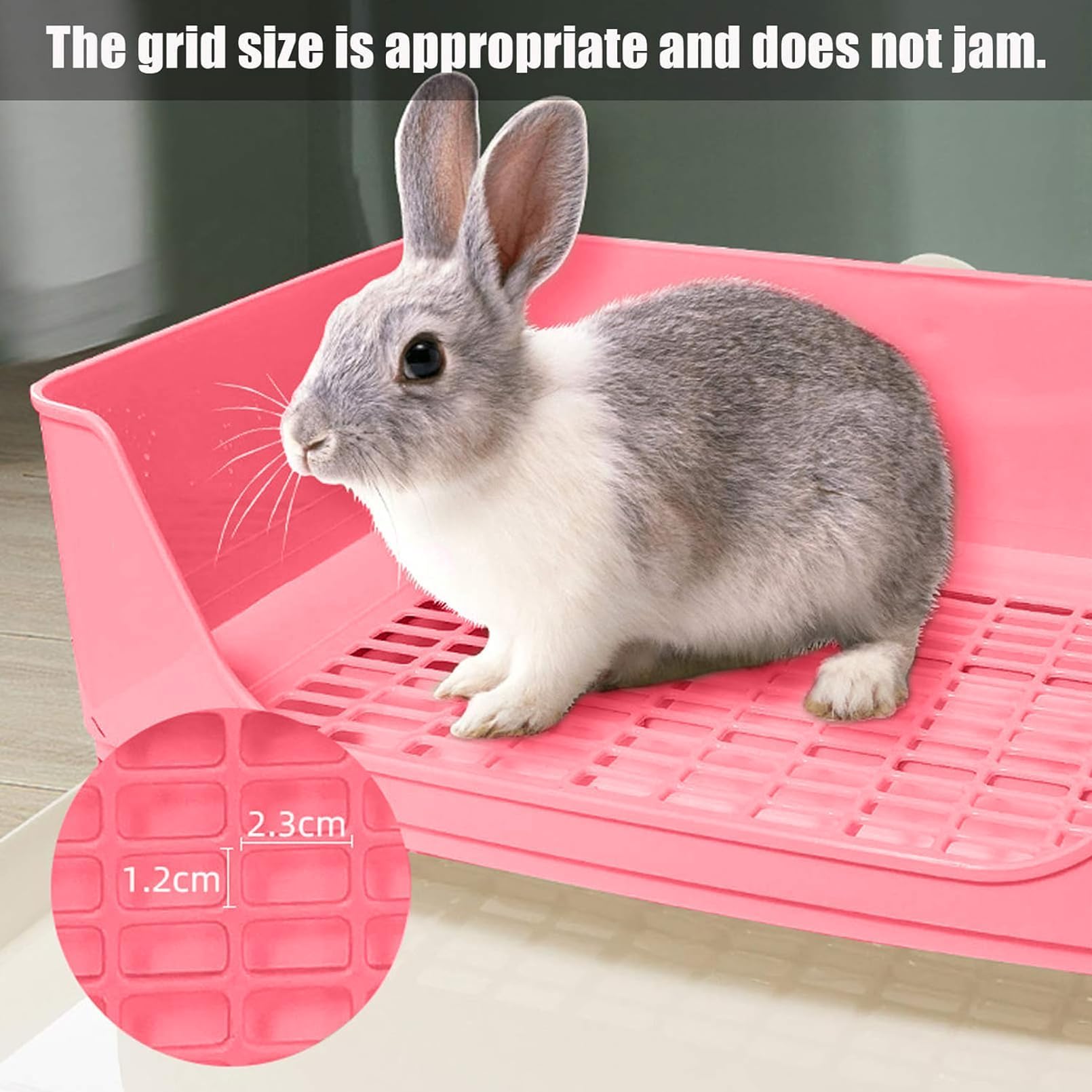 Snapklik.com : Kathson Large Rabbit Litter Box Trainer, Potty Corner Toilet