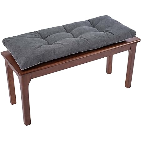 Amazon.com: baibu 36 Inch Classic Solid Color Bench Cushion with Ties ...