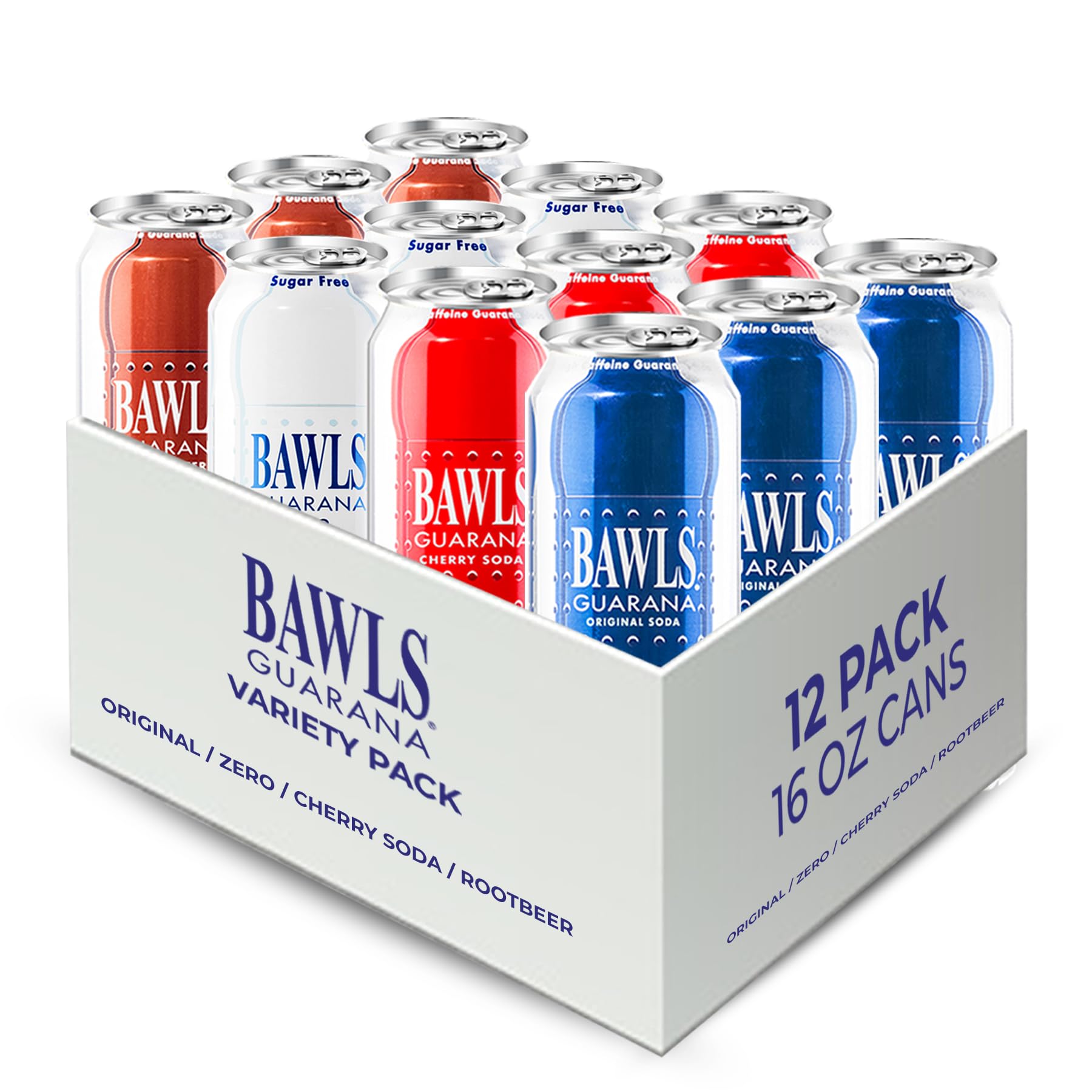 Amazon.com : BAWLS Guarana Zero Variety Pack, BAWLS Guarana Drink ...