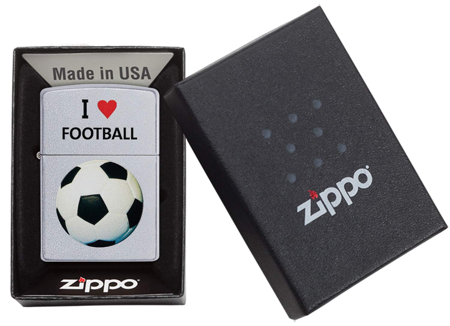 Zippo Mit Fussball Logo