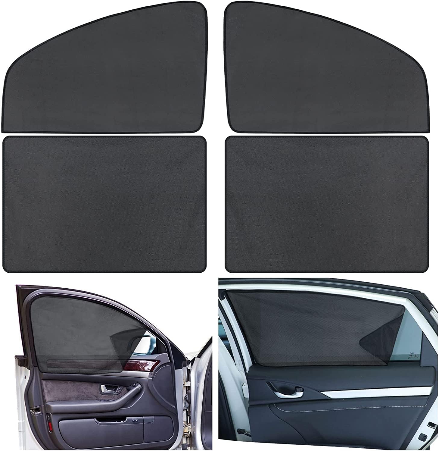 Direct From Factory Car Window Sun Shade (4 Pack) - 20"x12" (50x30cm ...
