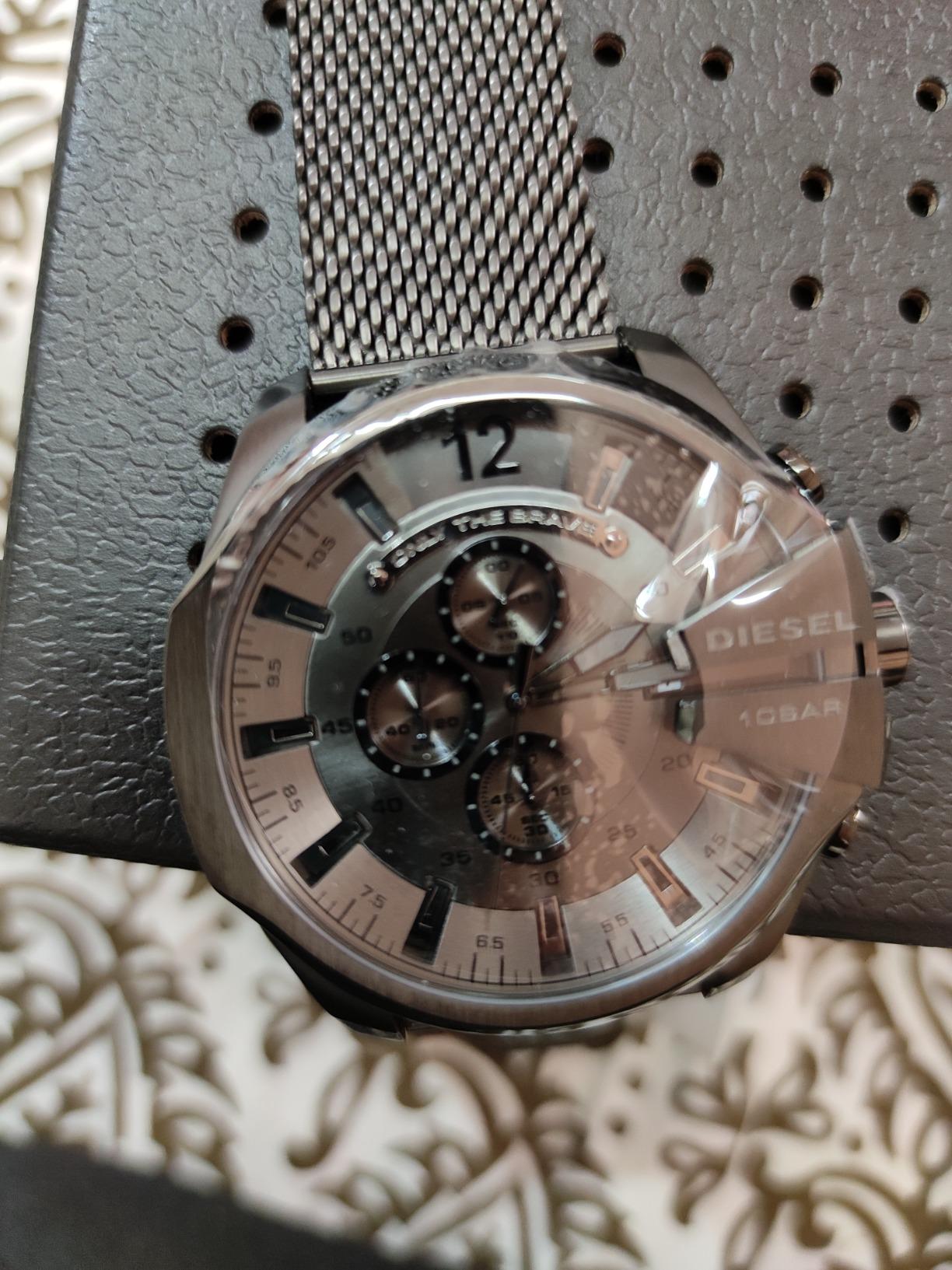 Diesel Analog Grey Over sized dial Men's Watch-DZ4527 : Amazon.in: Fashion