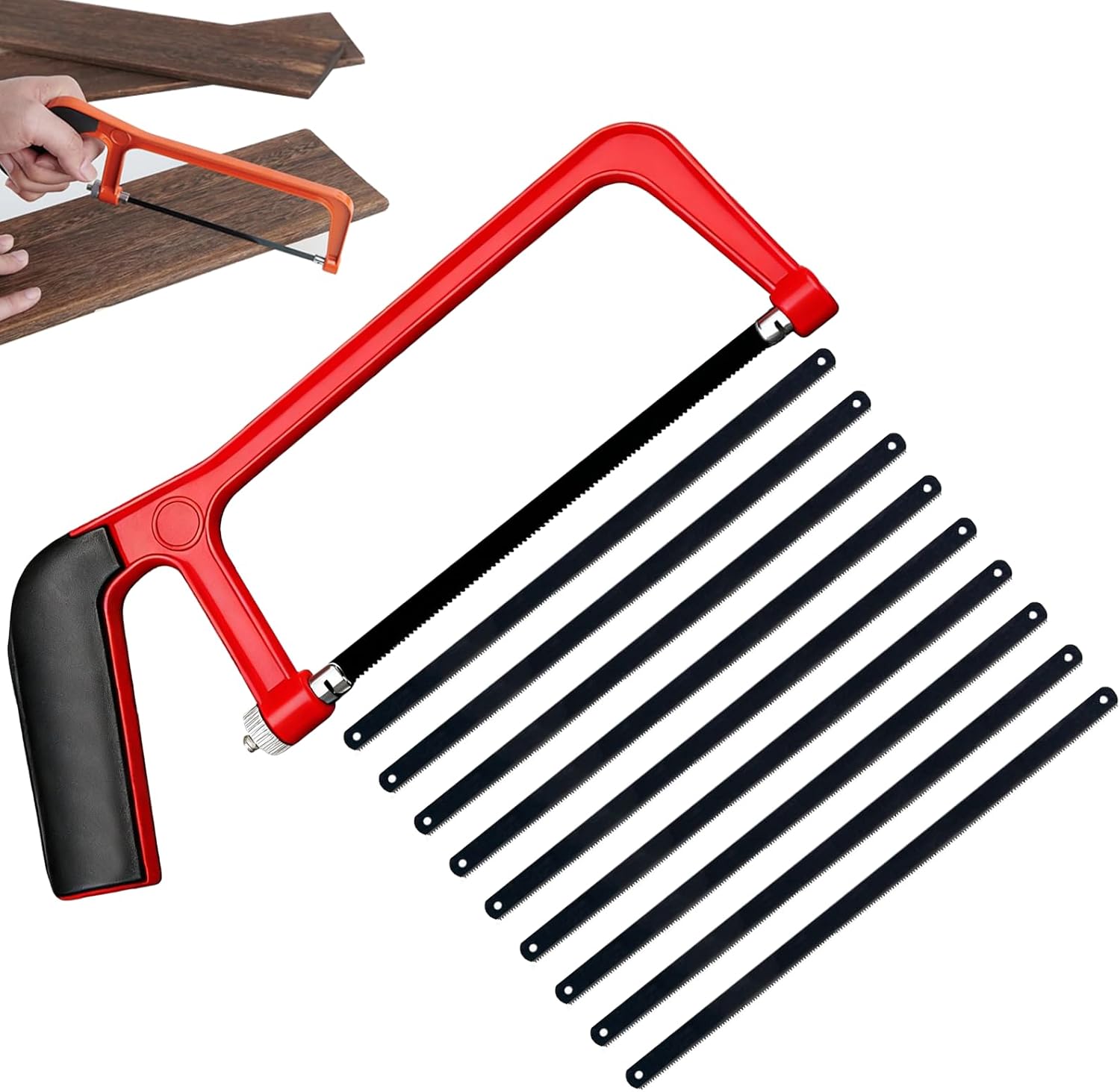 Junior Hacksaw Blades, Mini Hacksaw with 10 Hacksaws Blades, Small Hand ...