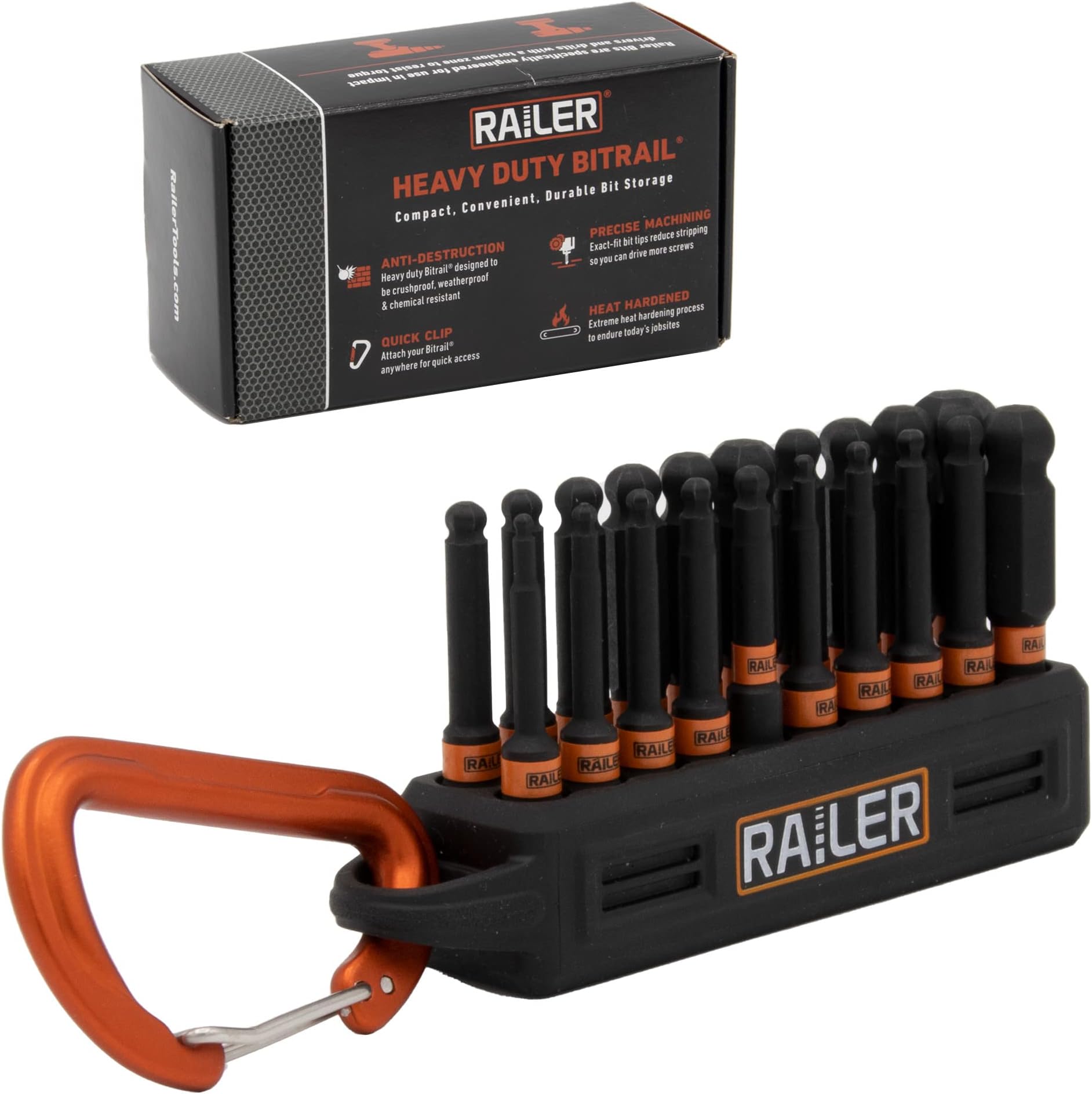 Ball End Hex Bit Set - Railer 2 Inch Impact Driver 20pc Hex Bit Set ...