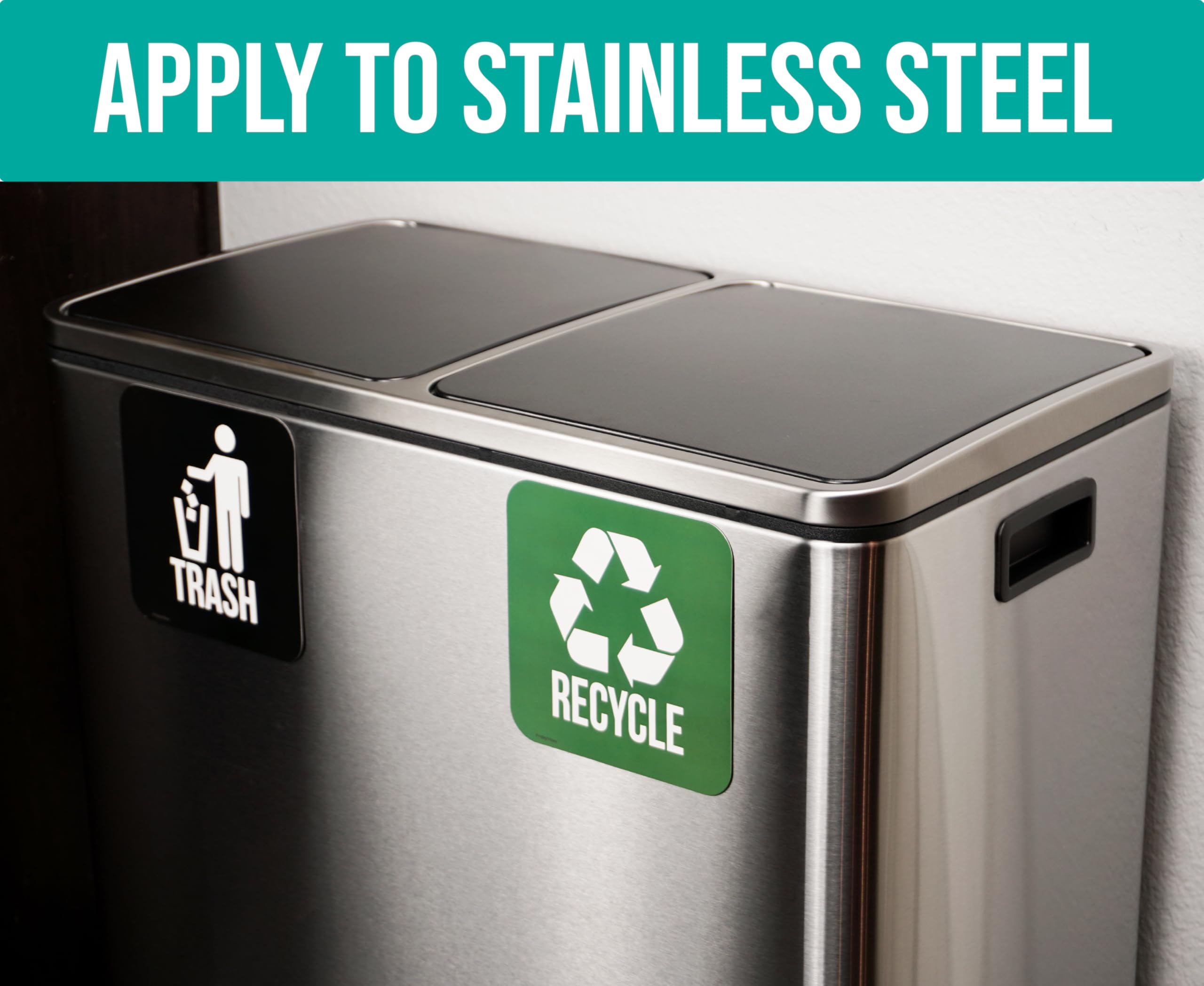 Snapklik.com : Recycle And Trash Magnets For Kitchen Trash Cans And ...