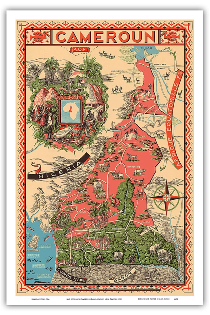 Mapa Francés De áfrica