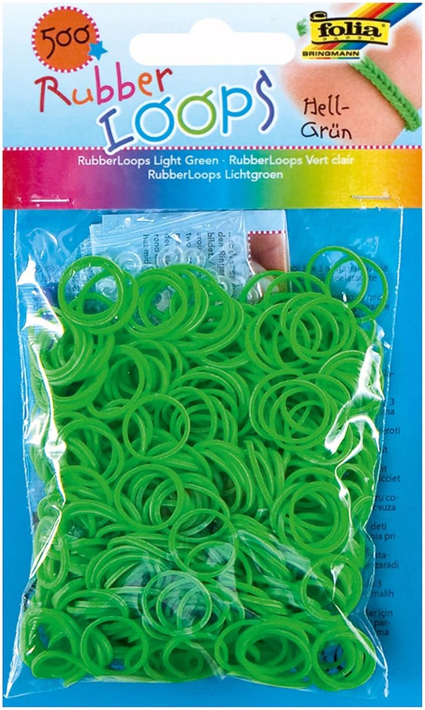 folia 331551 - Rubber Loops, inklusive 25 S - Clips und 1 Häkelnadel ...