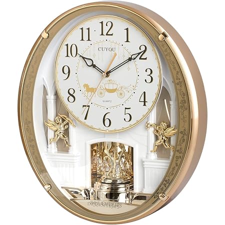 Amazon.com: CUYOU Melodies in Motion Collection Musical Clock ,Wall ...