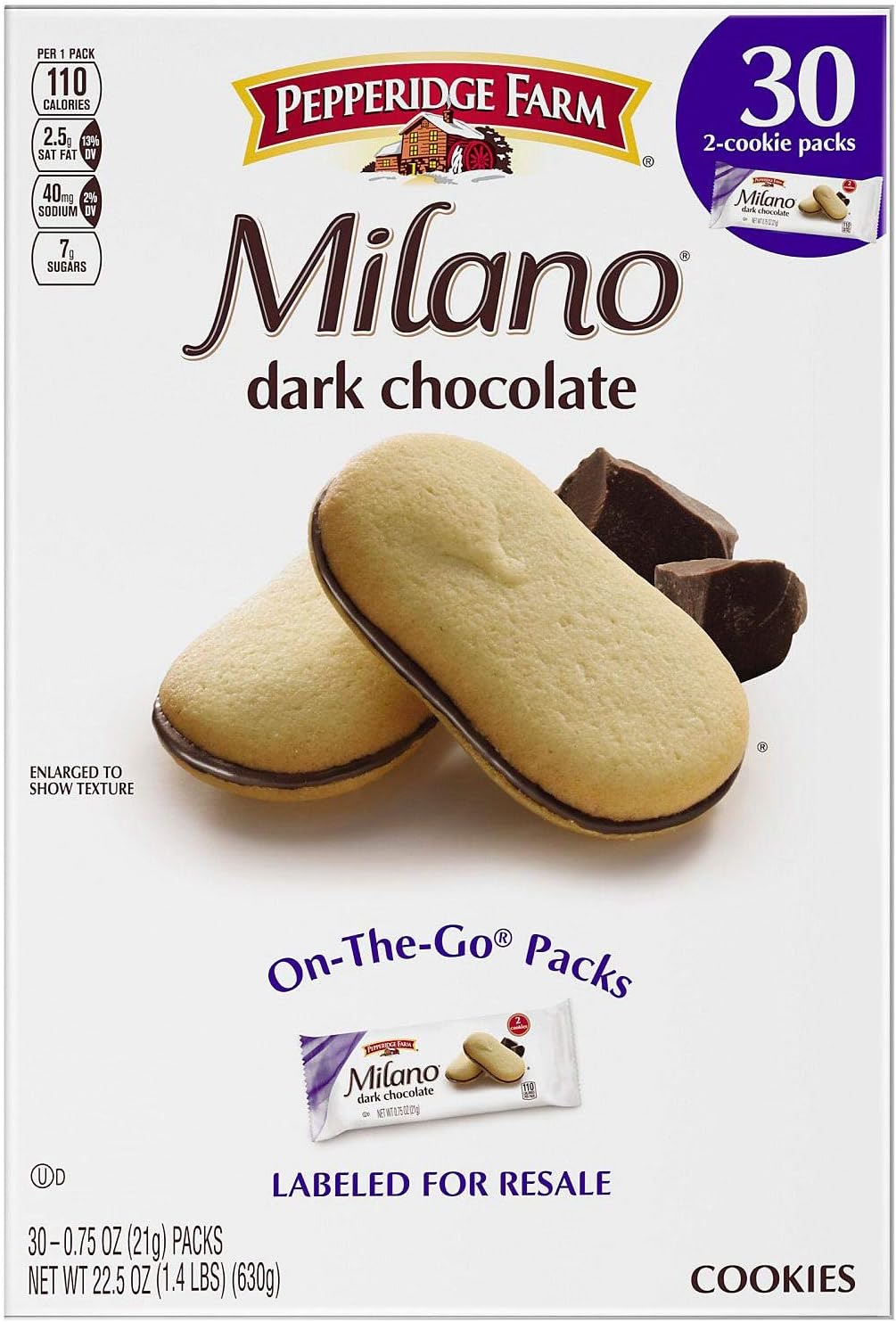 Amazon.com: Pepperidge Farm Cookies Variety Pack, Snack Packs, 20 Pk ...