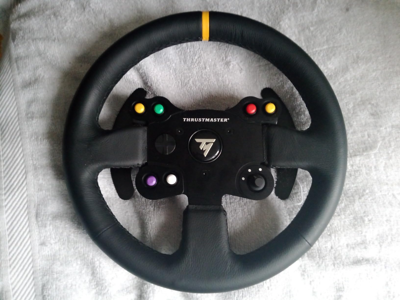 Thrustmaster Leather 28 GT Wheel Add on for PS5 / PS4 / Xbox Series X|S ...