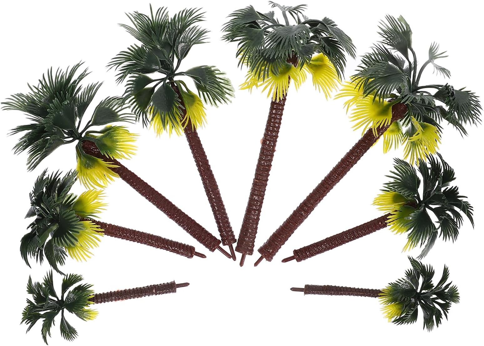 Amazon.com: HUIANER Palm Tree Model Trees, Miniature Palm Trees Mixed 5 ...