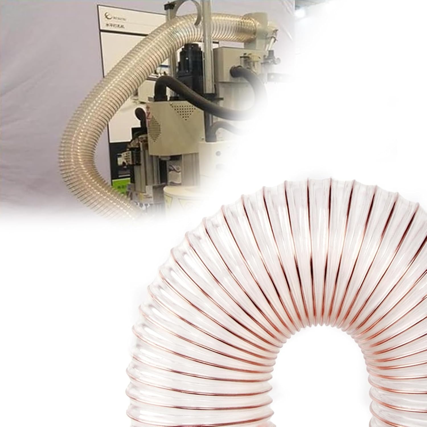 Heavy Duty PU Anti-Static Dust Collector Hose – Abrasion Resistant ...
