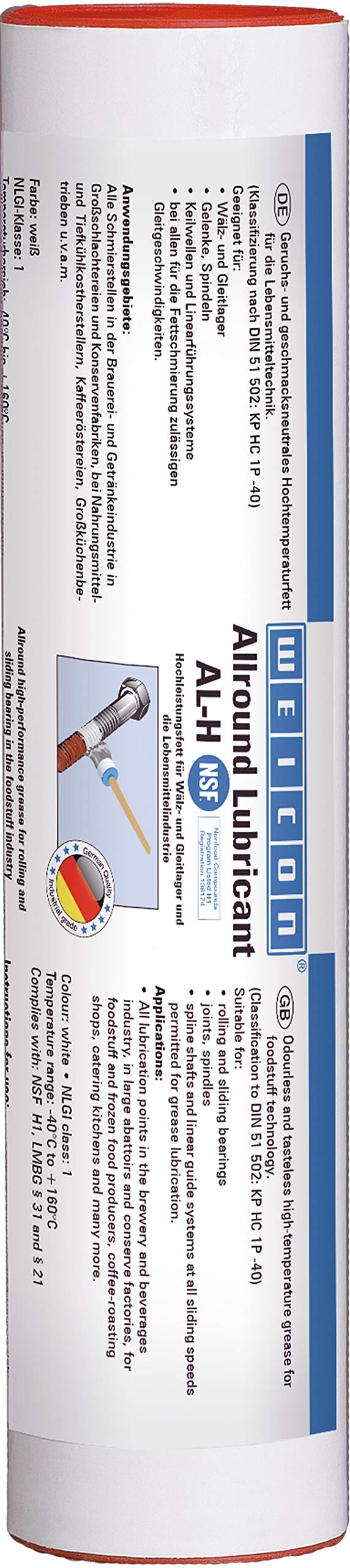 WEICON AL-H | 400 g | High Performance Grease | High temperature grease ...