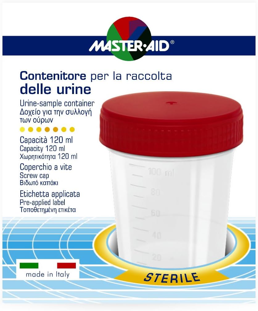 Master-Aid Contenitore Urine 120 ml : Amazon.it: Salute e cura della ...