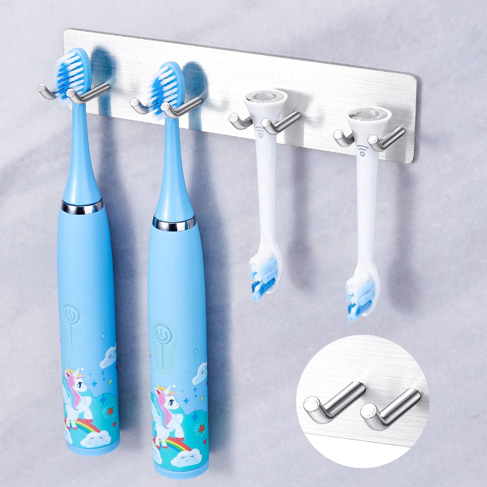 Amazon.com: Toothbrush Holders, Electric Toothbrush Head Holder Wall ...