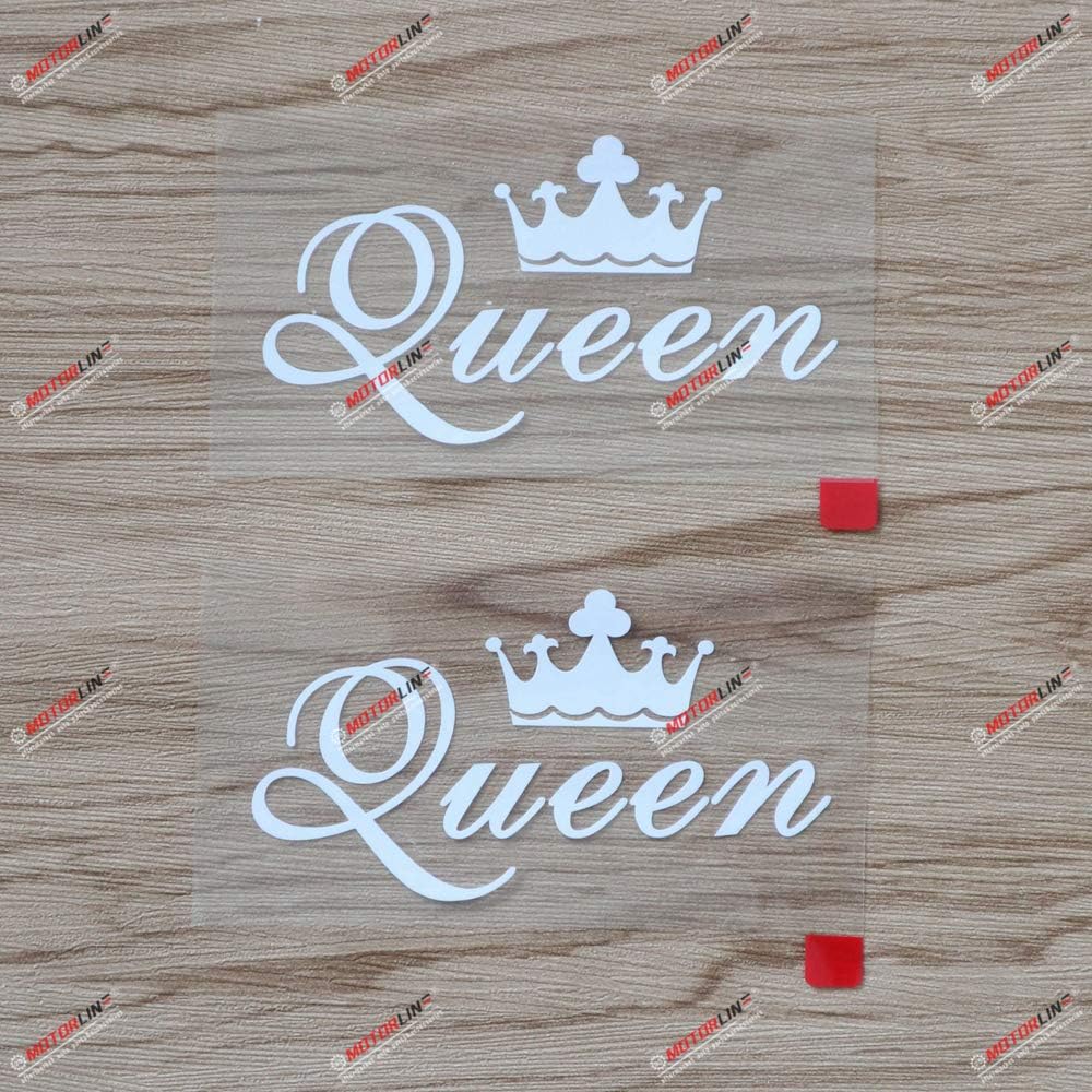 Amazon.com - Queen Crown Decal Sticker Auto Car Truck Wall Laptop ...