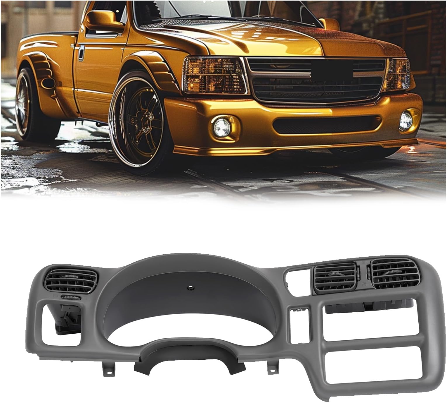 Amazon.com: HECASA Dashboard Radio Panel Compatible with 1998-2002 ...