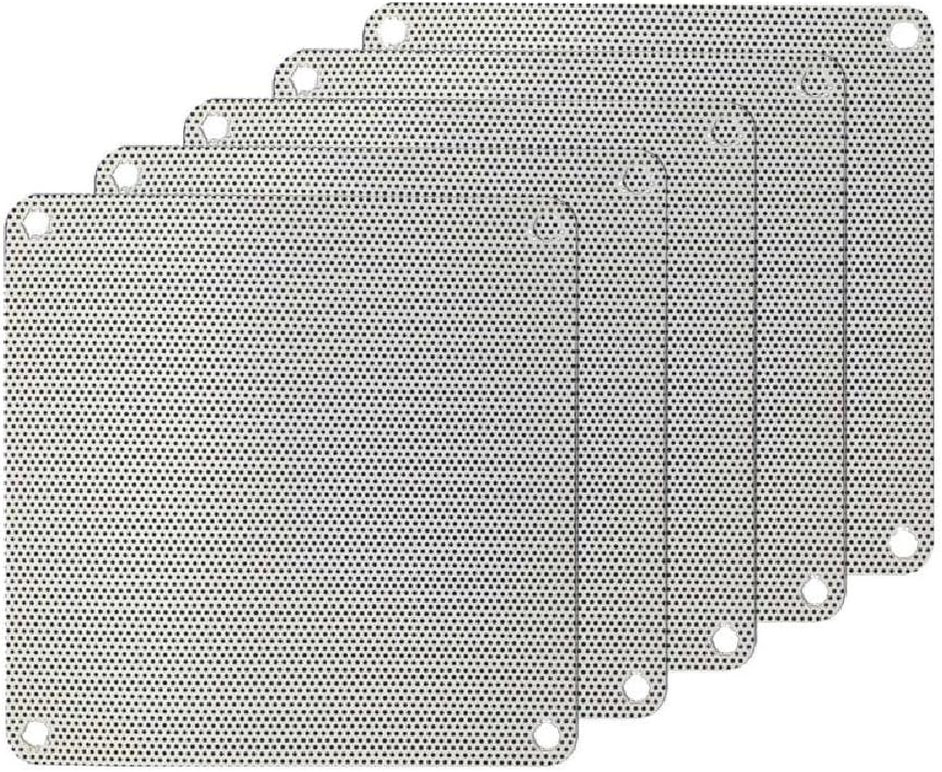 Amazon.com: 5PCS 80mm 90mm 120mm 140mm Cuttable White PVC PC Fan Dust ...