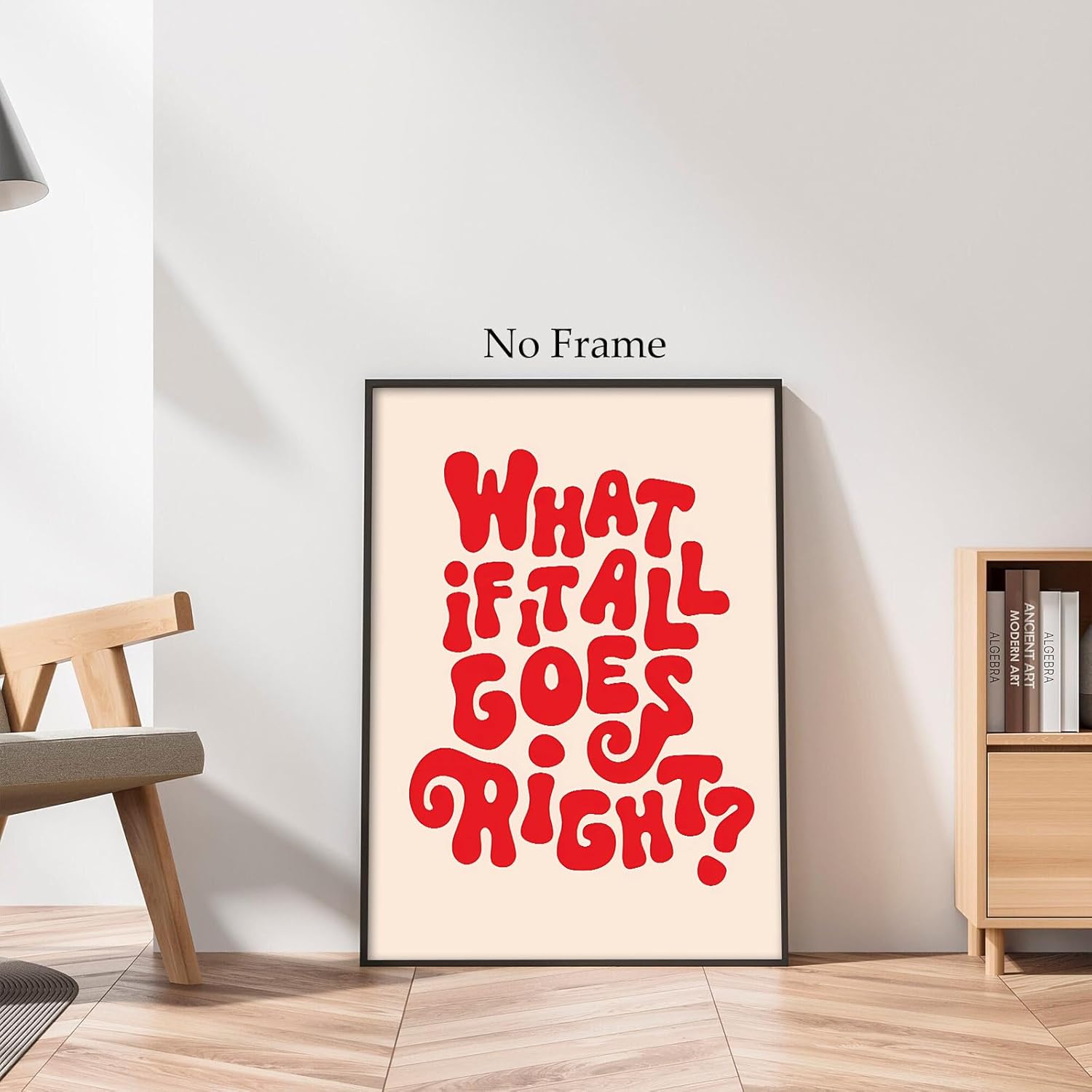 What if It All Goes Right Wall Art Self Care Pictures Pink ...