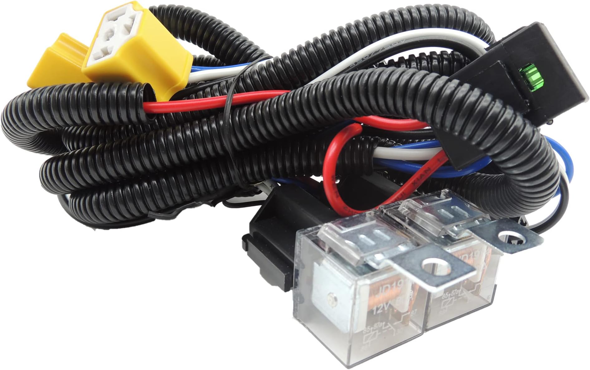 Amazon.com: H4 Headlight Relay Harness Kit for 7x6 5x7 H6054 Headlights ...