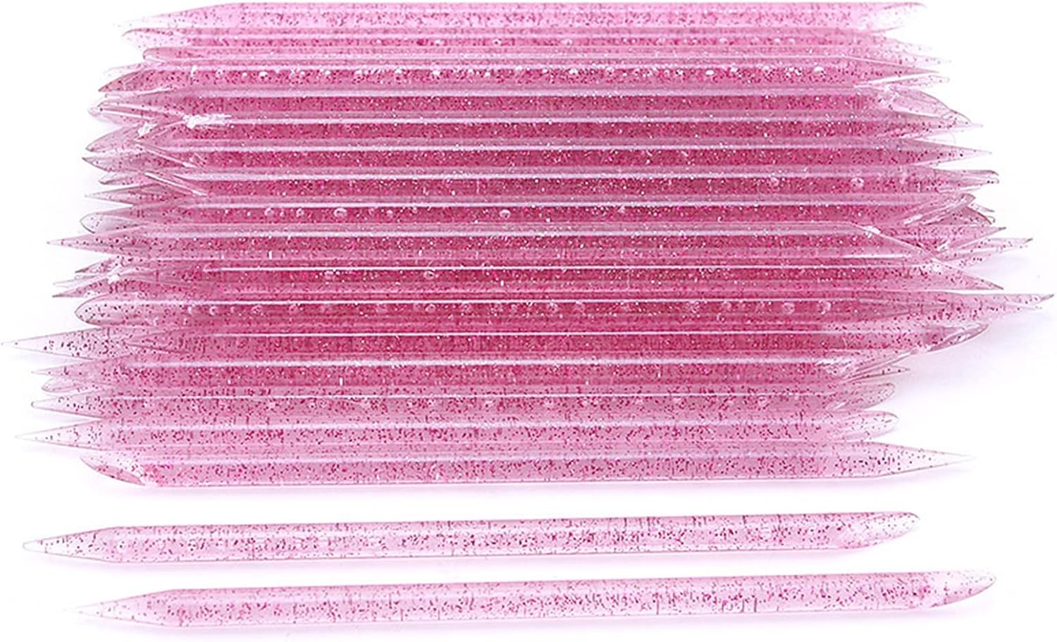 Warm Girl 50pcs Nail Stick Cuticle Pusher Double Sided Multi Functional ...