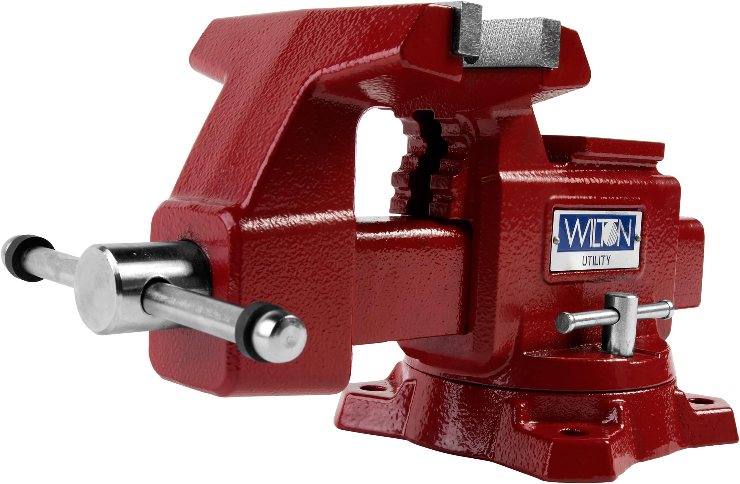 Amazon.com: 4" Forged Steel Bench Vise, 4 Point Swivel, 90,000 PSI ...