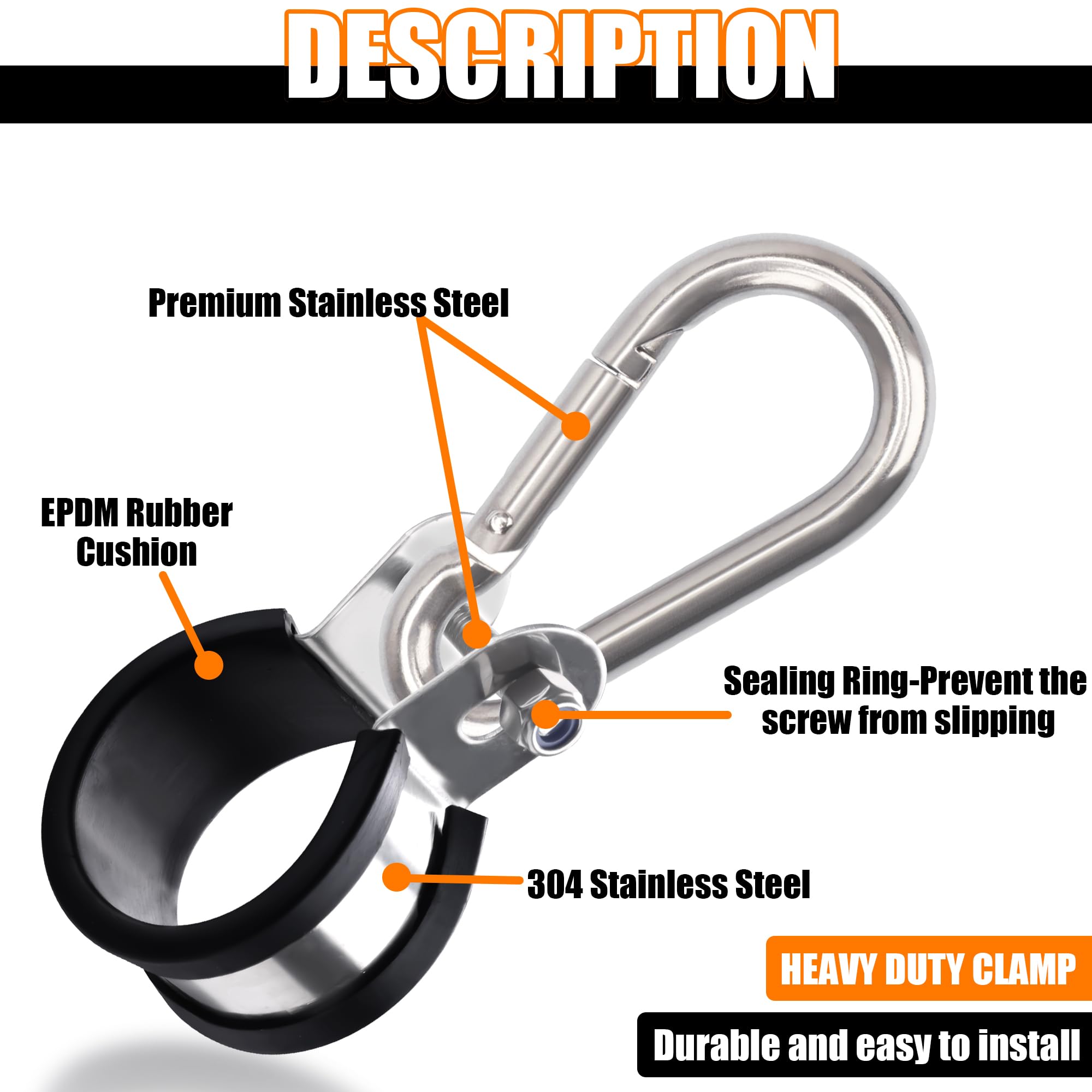 Snapklik.com : Ailbiuko Airpower Line Clamp Hanger Bracket Assembly ...