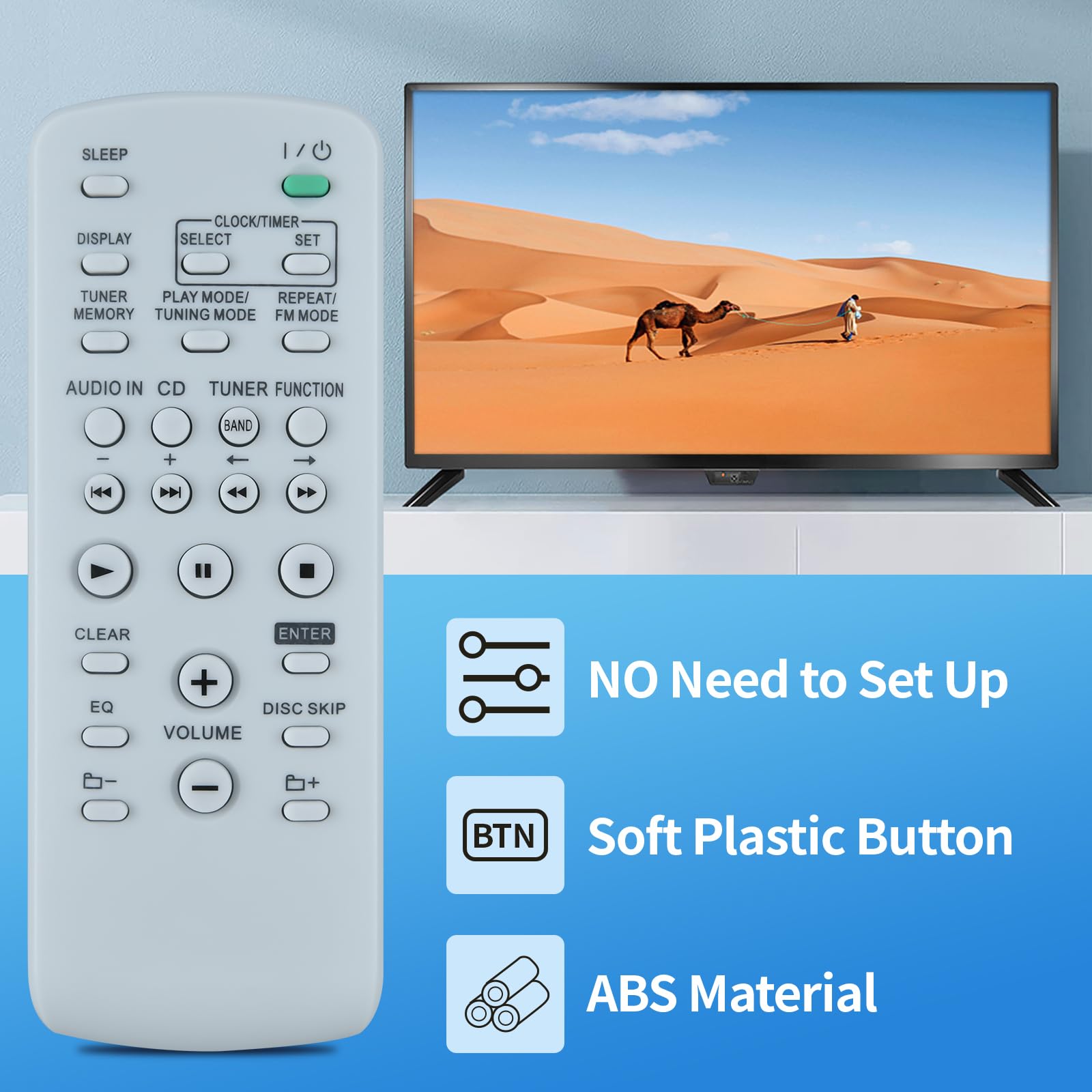 Snapklik.com : RM-SC55 Replacement Remote Control Fit For Sony Mini Hi ...