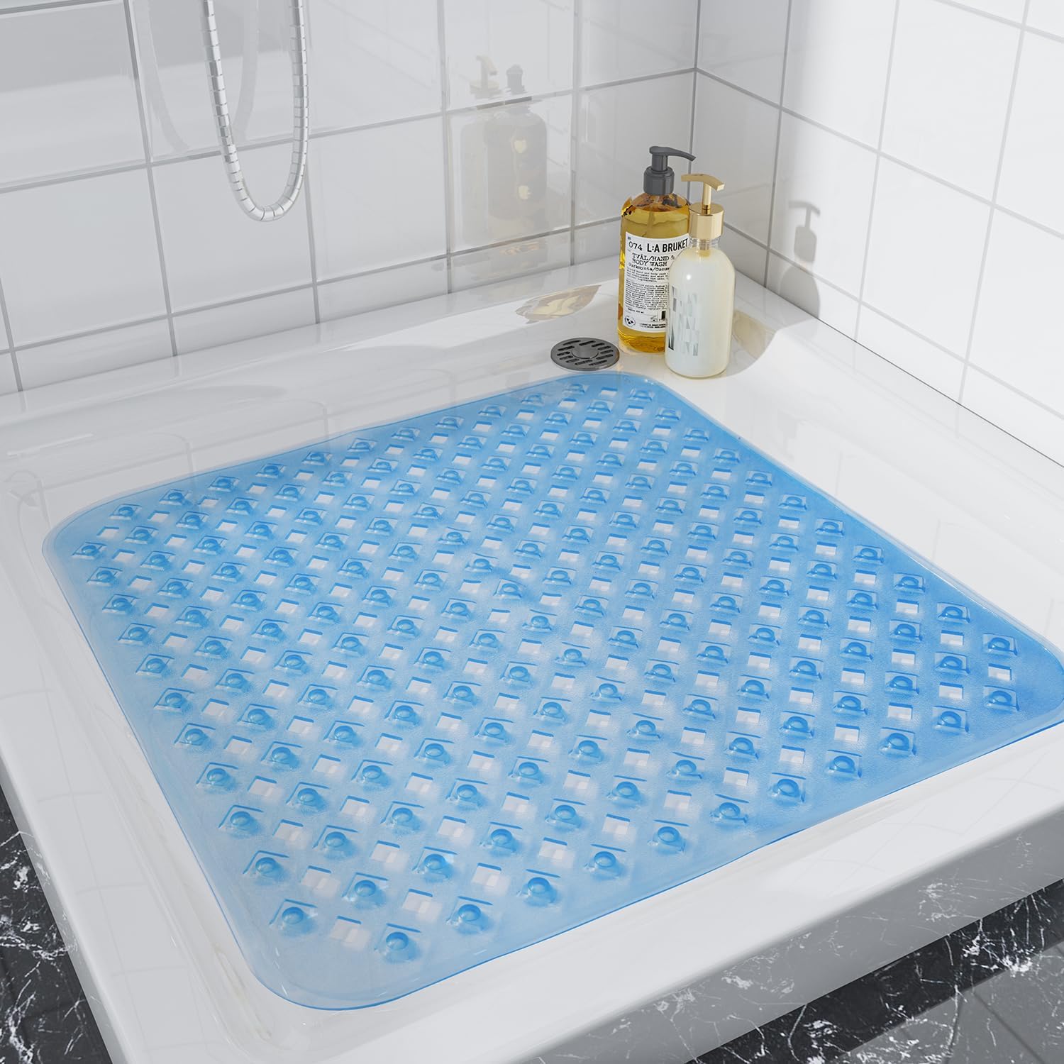 Amazon.com: DEXI Shower and Bathtub Mats, Extra Long Non Slip Bath Mat ...