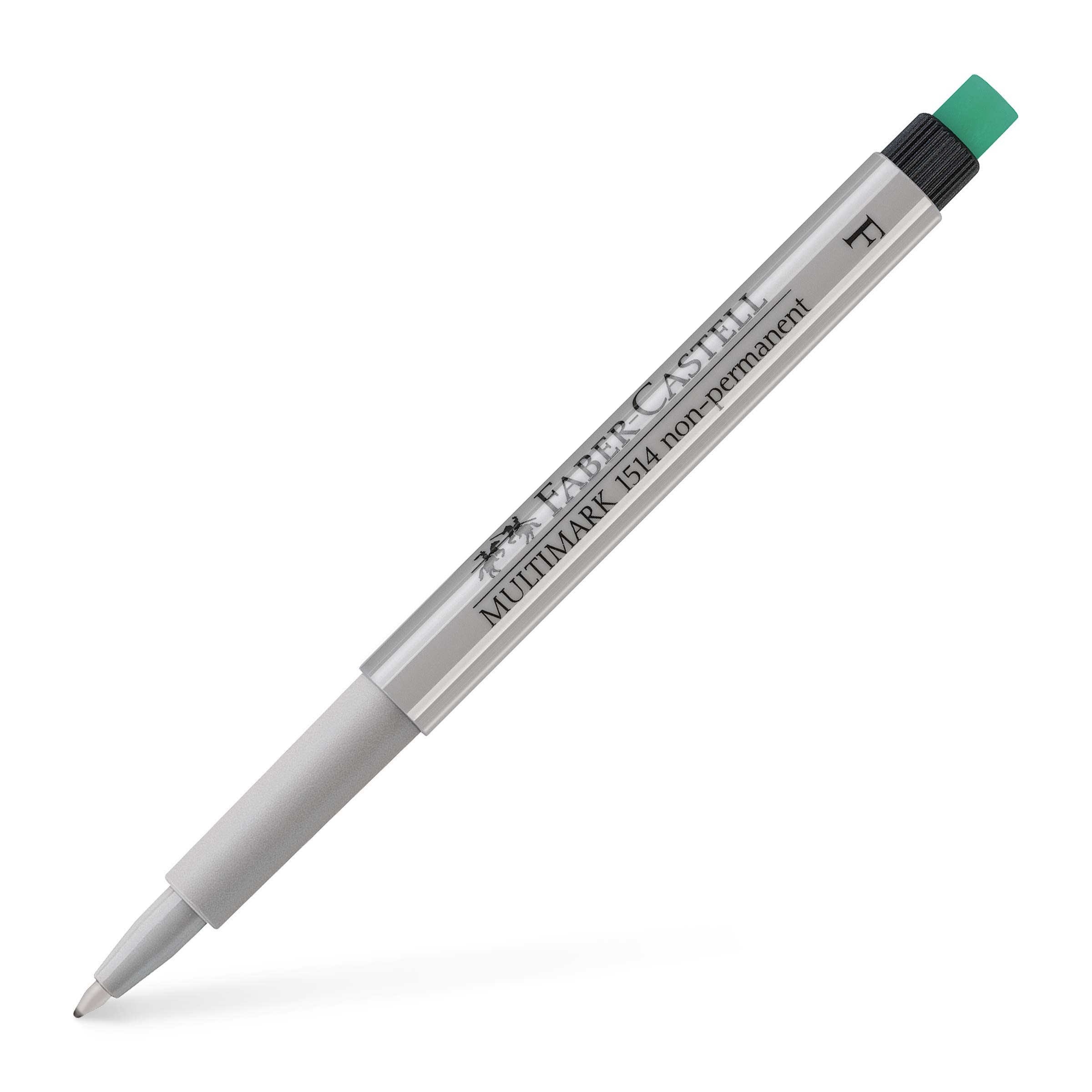 Faber-Castell 151499 Non-Permanent Stroked Wide Multimark Marker ...