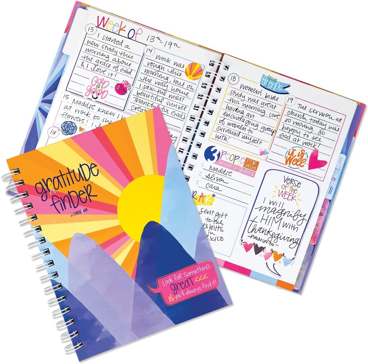Amazon.com: Faith-Based Gratitude Journal With Scripture Verses ...
