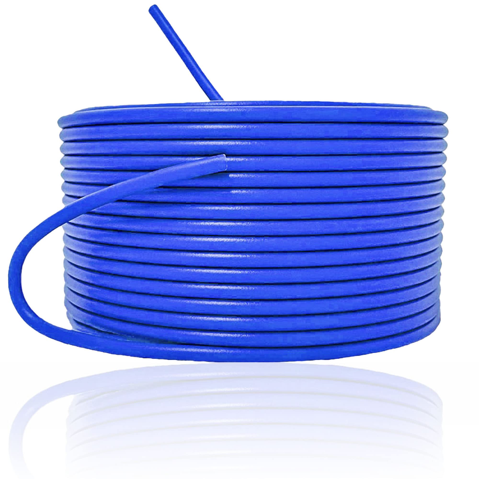 Amazon.co.jp: HIVケーブル 5.5sq 青色 1m 切り売り1m～30m 600Vケーブル 二種ビニル絶縁電線 耐熱ビニル絶縁電線 バッテリー常時電源 耐熱性 半田付け性 ...